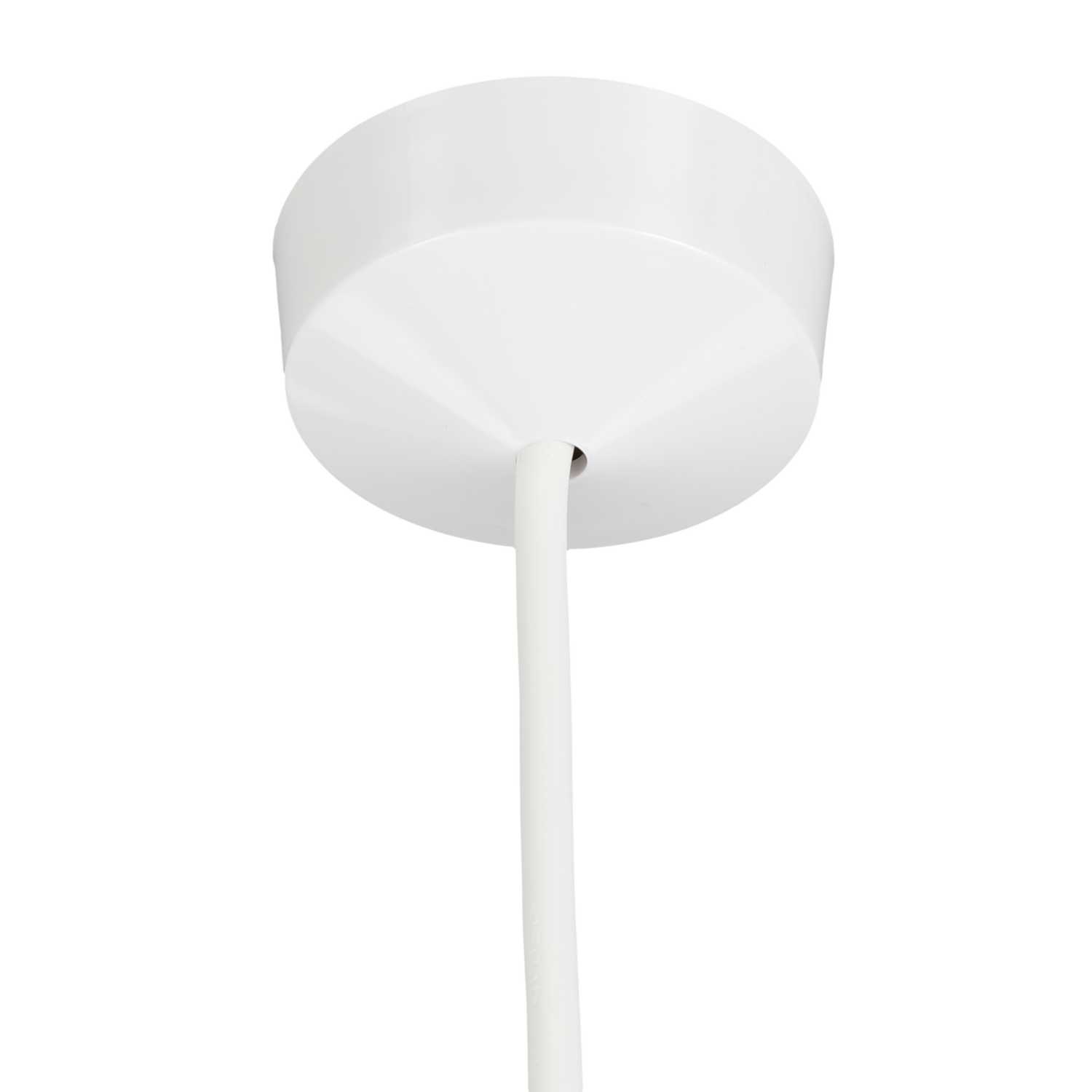 Eterna 6A 4 Pin Pre-Wired Plug-In Ceiling Rose with 2m Cable White ...