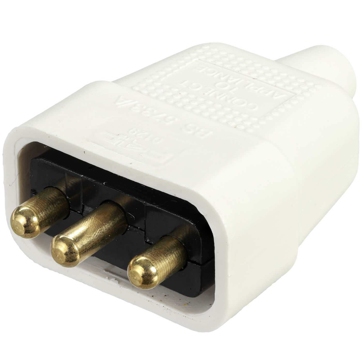 F4P 10A 3 Pin Connector White (F4PNC10/3W) | CEF