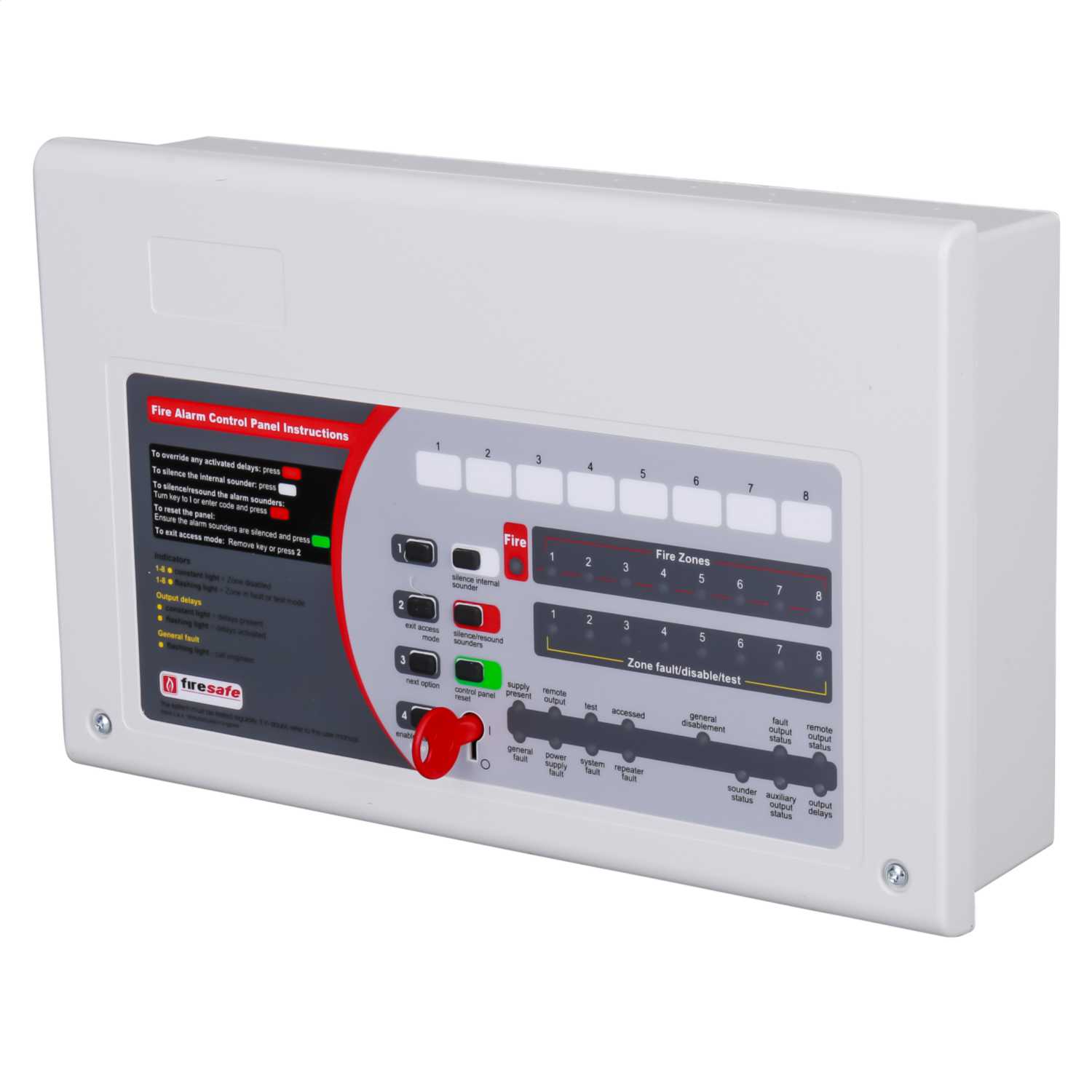 Firesafe 2 Zone Conventional Fire Alarm Kit (FCFP2K) | CEF