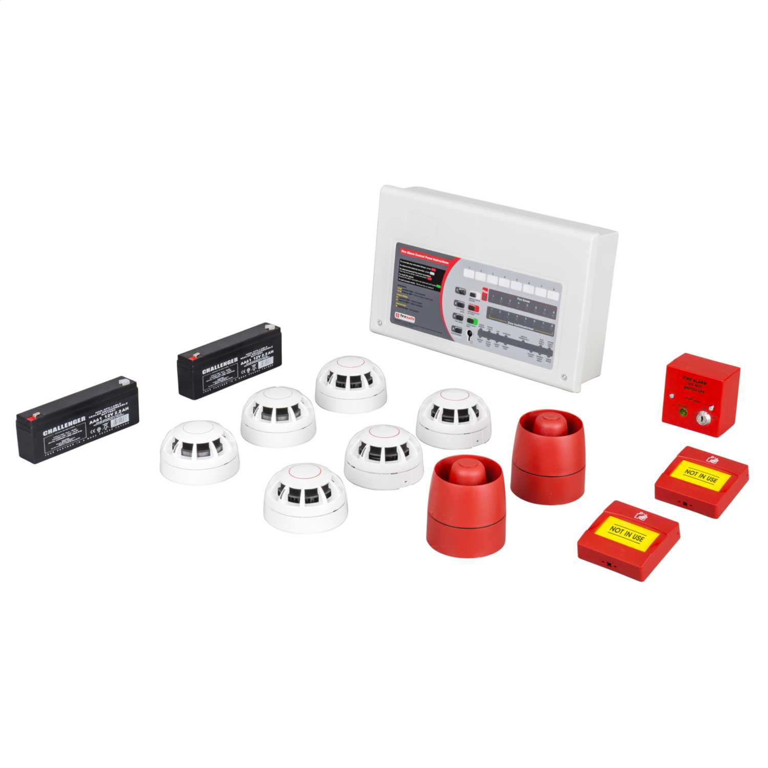 Firesafe 8 Zone Conventional Fire Alarm Kit (FCFP8K) | CEF