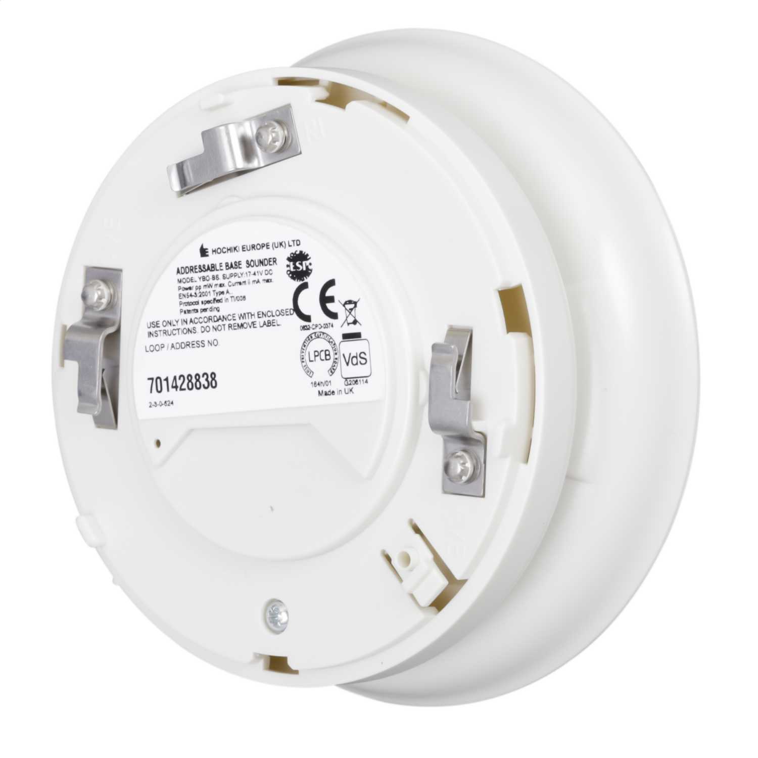 Hochiki YBO-BS Loop Powered Sounder Base (FDHAS) | CEF