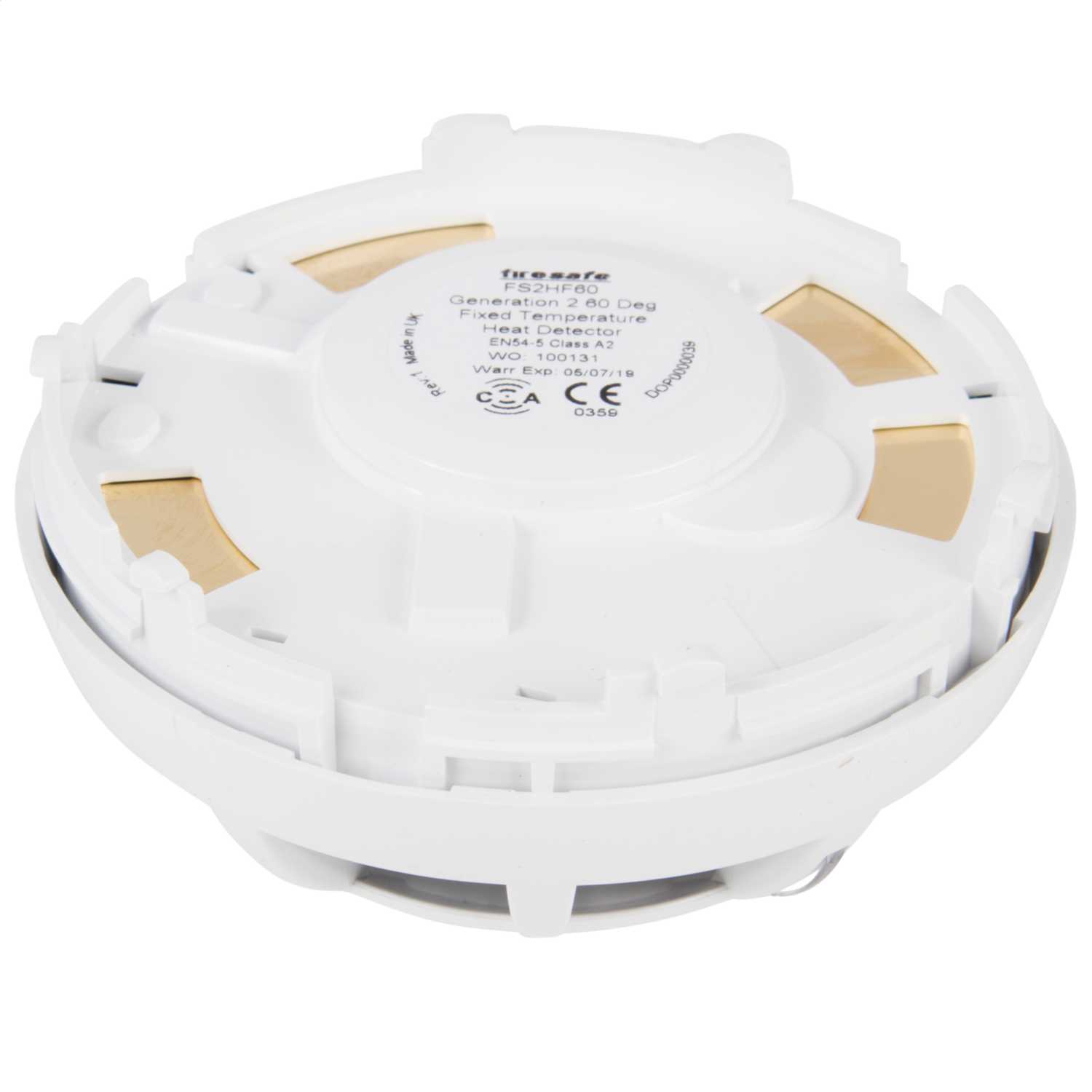 Firesafe 60 Deg Fixed Temp Heat Detector Generation 2 (FS2HF60) | CEF
