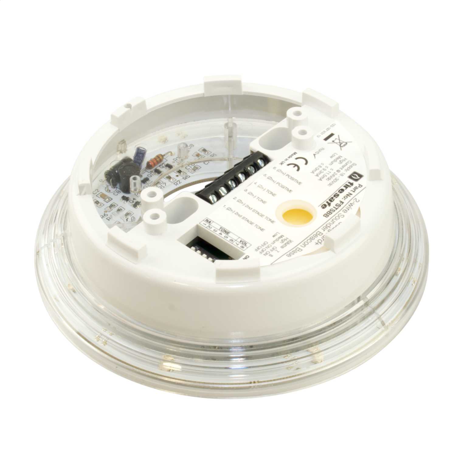 Dualguard+ 2 Wire Sounder Beacon Base 24V DC (FSTSBB) | CEF