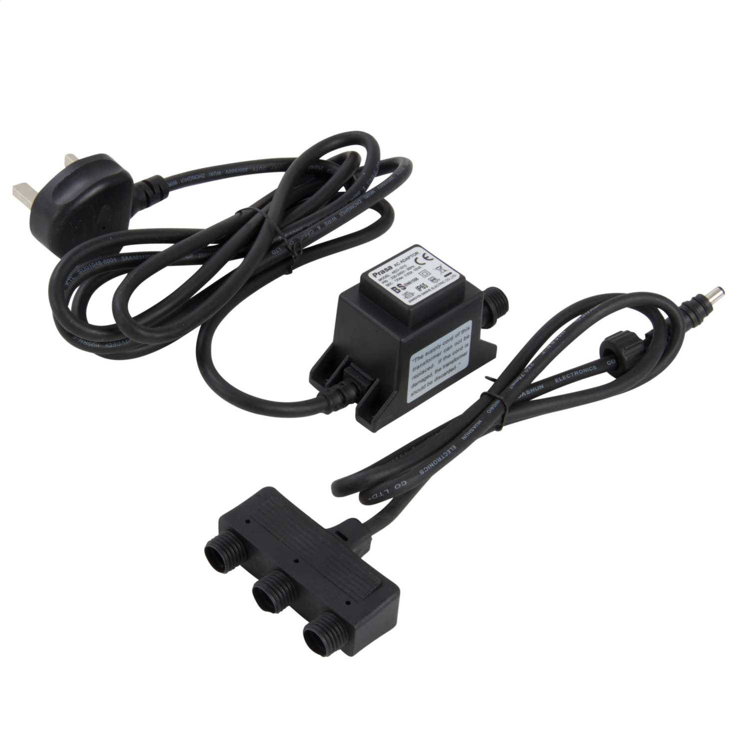 Firstlight 3W LED Transformer with Connector Black (8248) | CEF