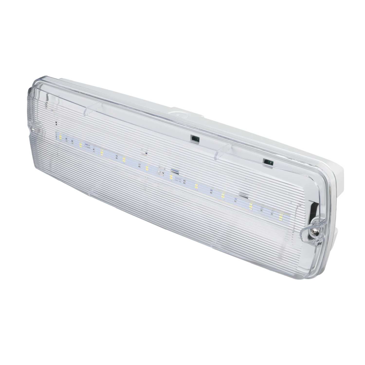 Fusion 1W LED Non-Maintained Emergency Bulkhead with Legends (FE3NMB) | CEF