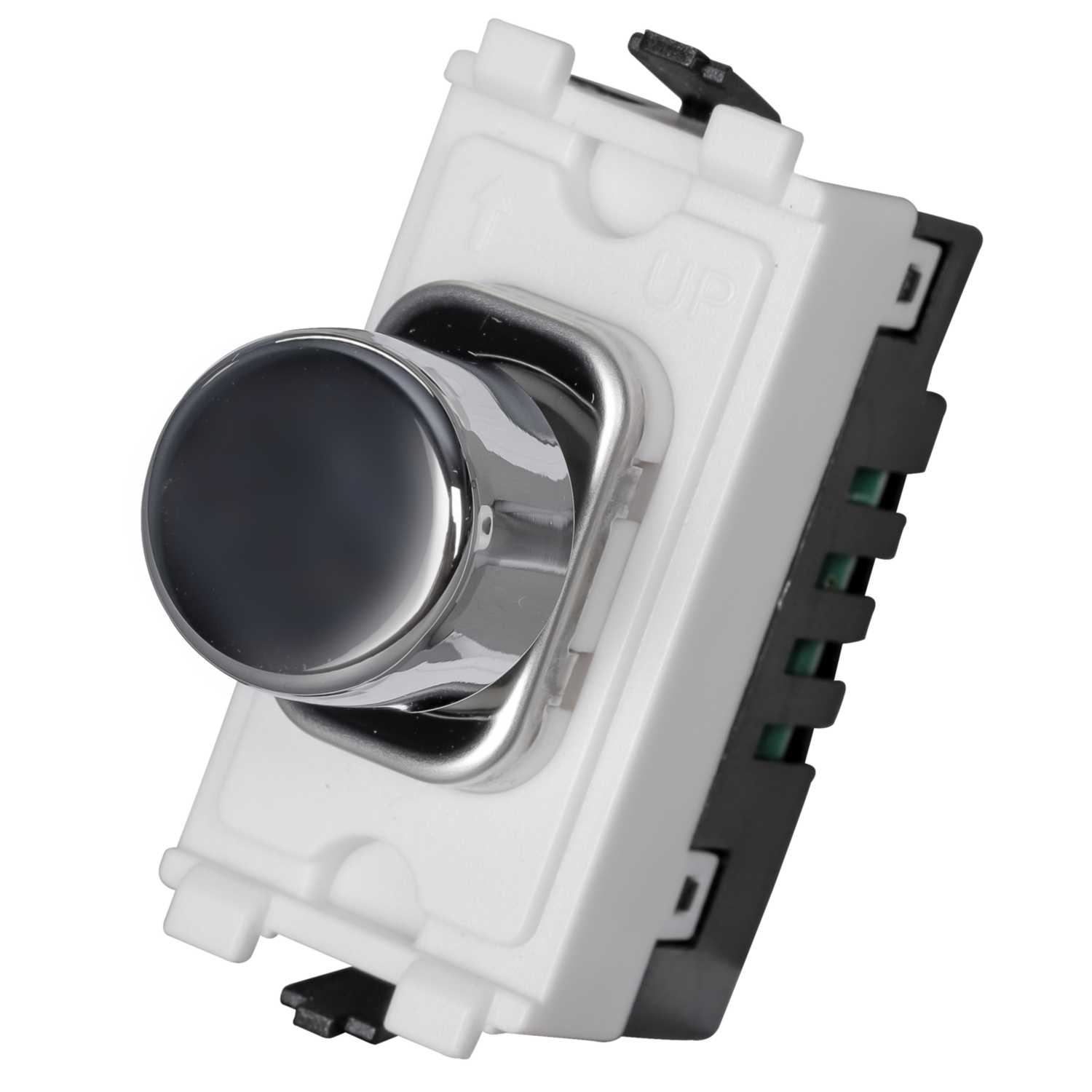 Schneider Lisse Deco 100W LED Grid Dimmer Module Polished Chrome ...