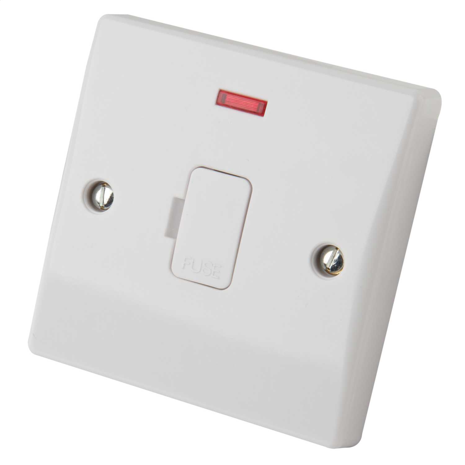 Schneider GET Ultimate 13A Unswitched Fused Spur with Neon and Flex ...