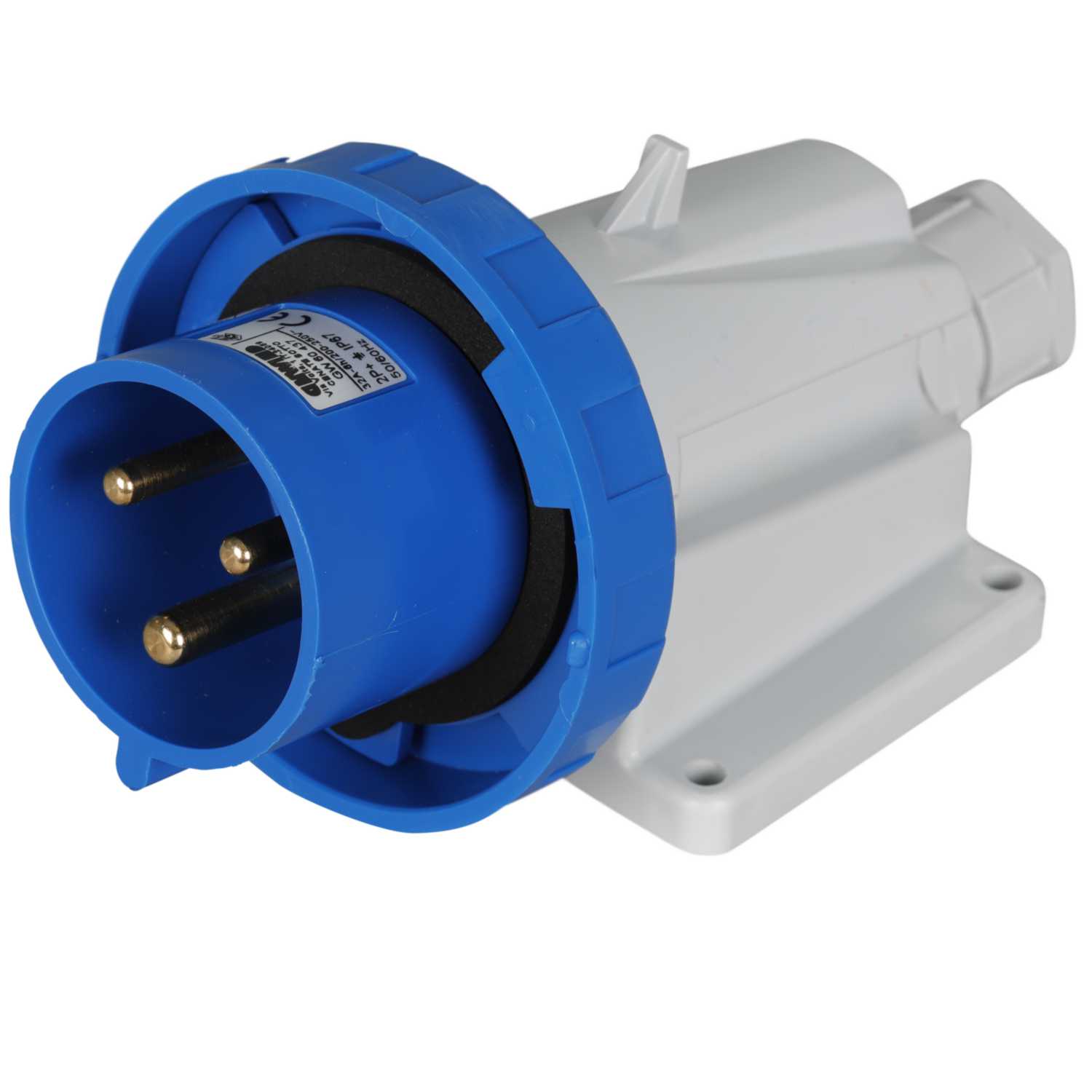 Gewiss 32A 2P+E 230V Wall Mounted Angled Appliance Inlet IP67 (GW60437 ... Gewiss 32A 2P+E 230V Wall Mounted Angled Appliance Inlet IP67 (GW60437 ...