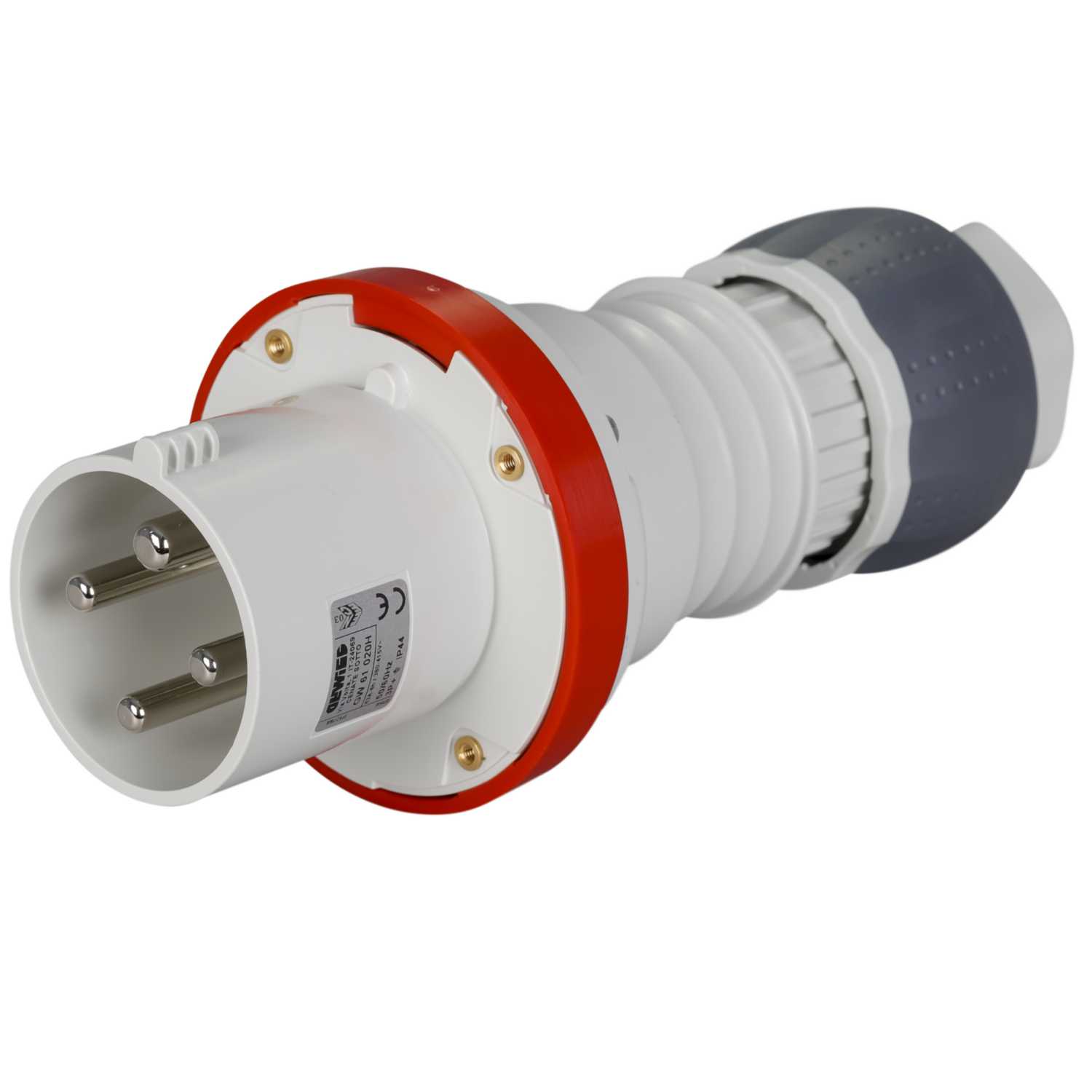 Gewiss 63A 3P+E 415V Plug IP44 (GW61020H) | CEF