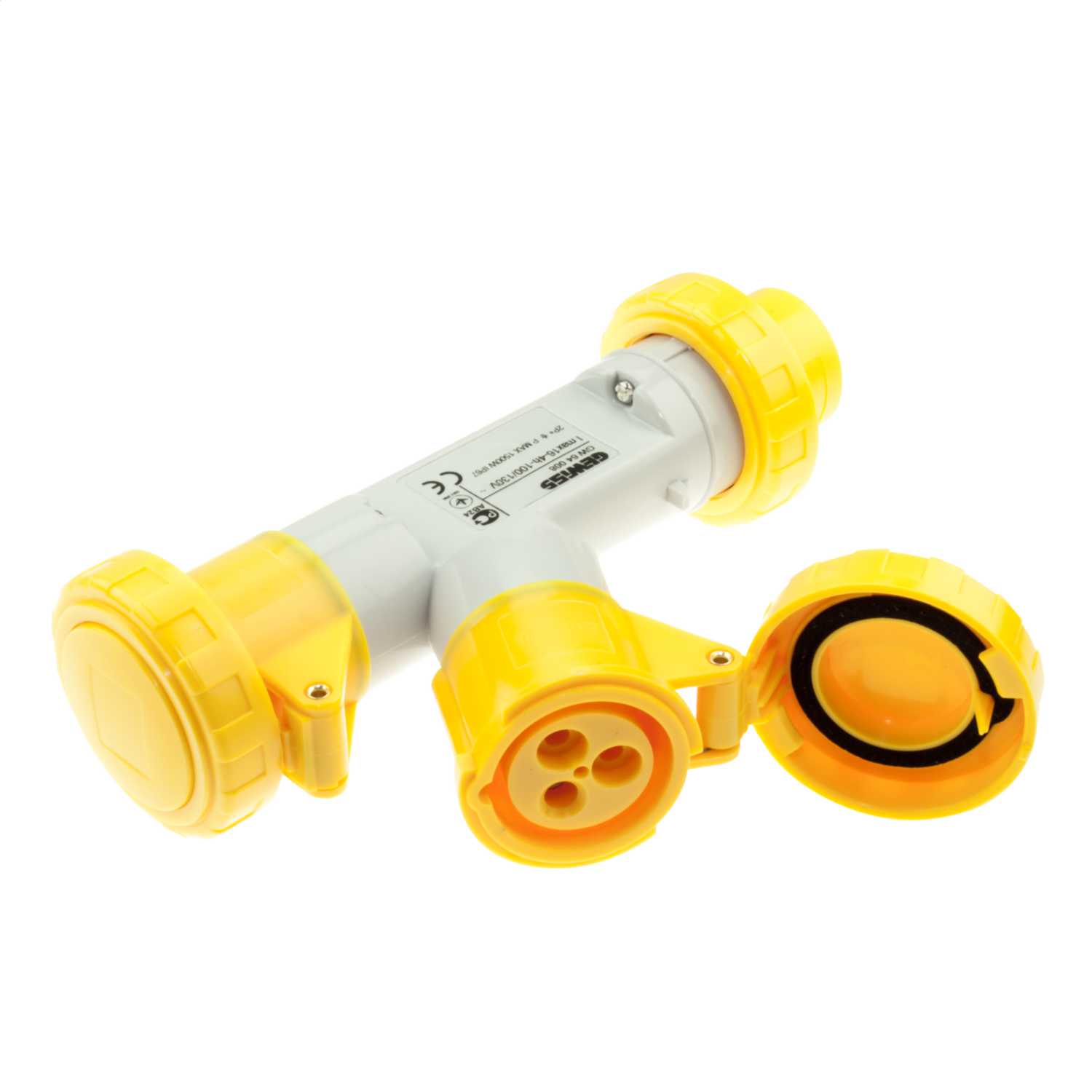 Gewiss 16A 2P+E 110V 2 Way Socket Outlet IP67 (GW64008) | CEF