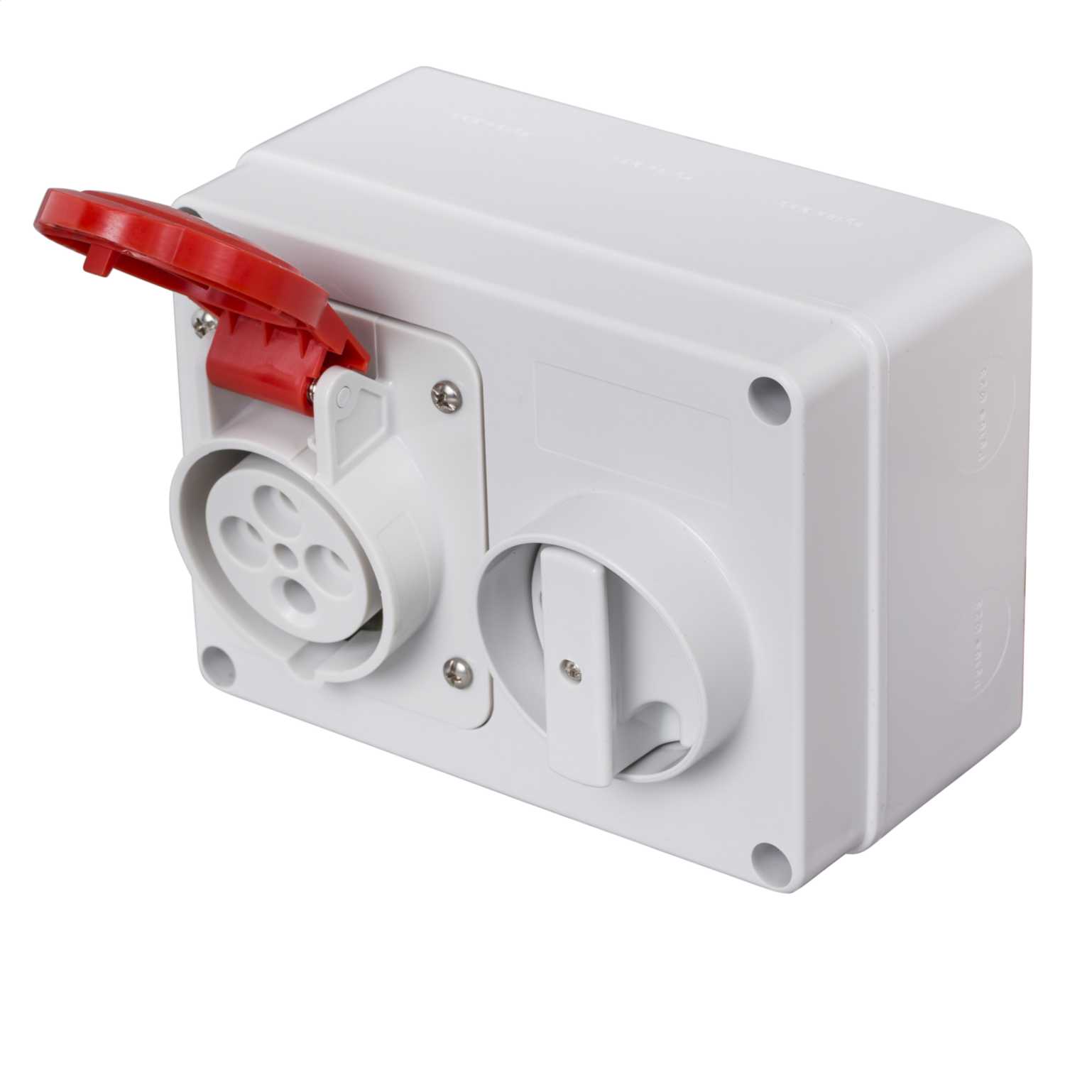 Gewiss 16A 3P+E 415V Interlocked Switched Socket IP44 (GW66008) | CEF