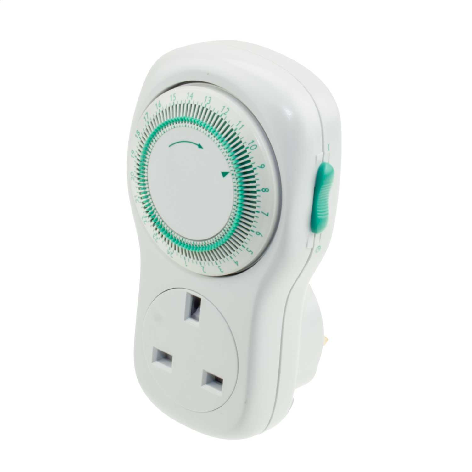 Greenbrook 24 Hour Mechanical Plug In Timer Adaptor (T73A-C) | CEF