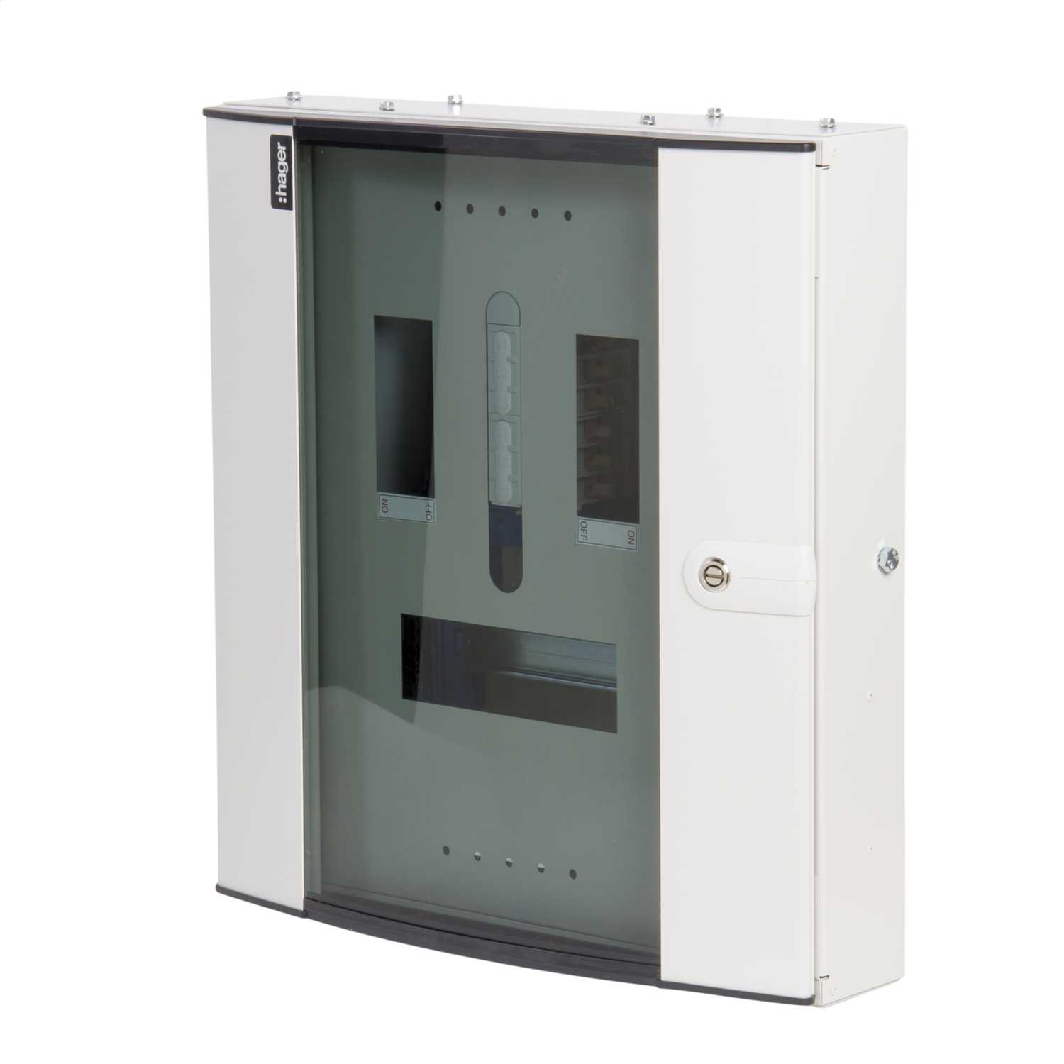 Hager 4 Way 125 Amp TP+N Type B Distribution Board without Incomer ...