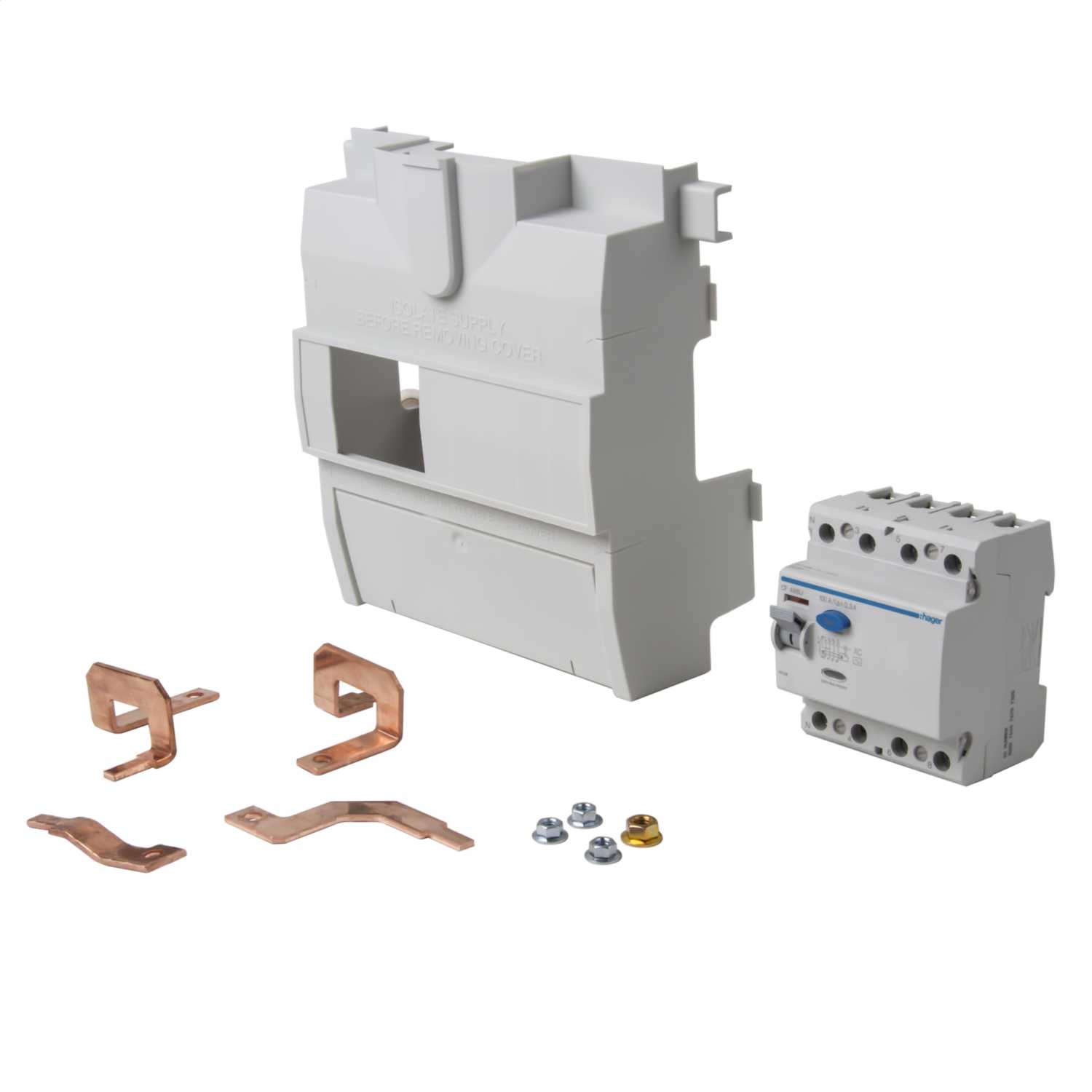 Hager 100A 4P 300mA RCD Incomer Kit (JK11004RL) | CEF