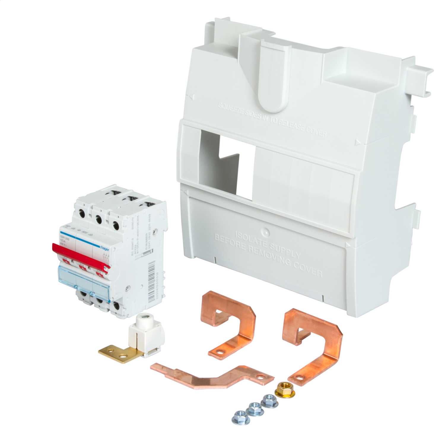 Hager 125A TP Switch Disconnector Incomer Kit (JK11253S) | CEF