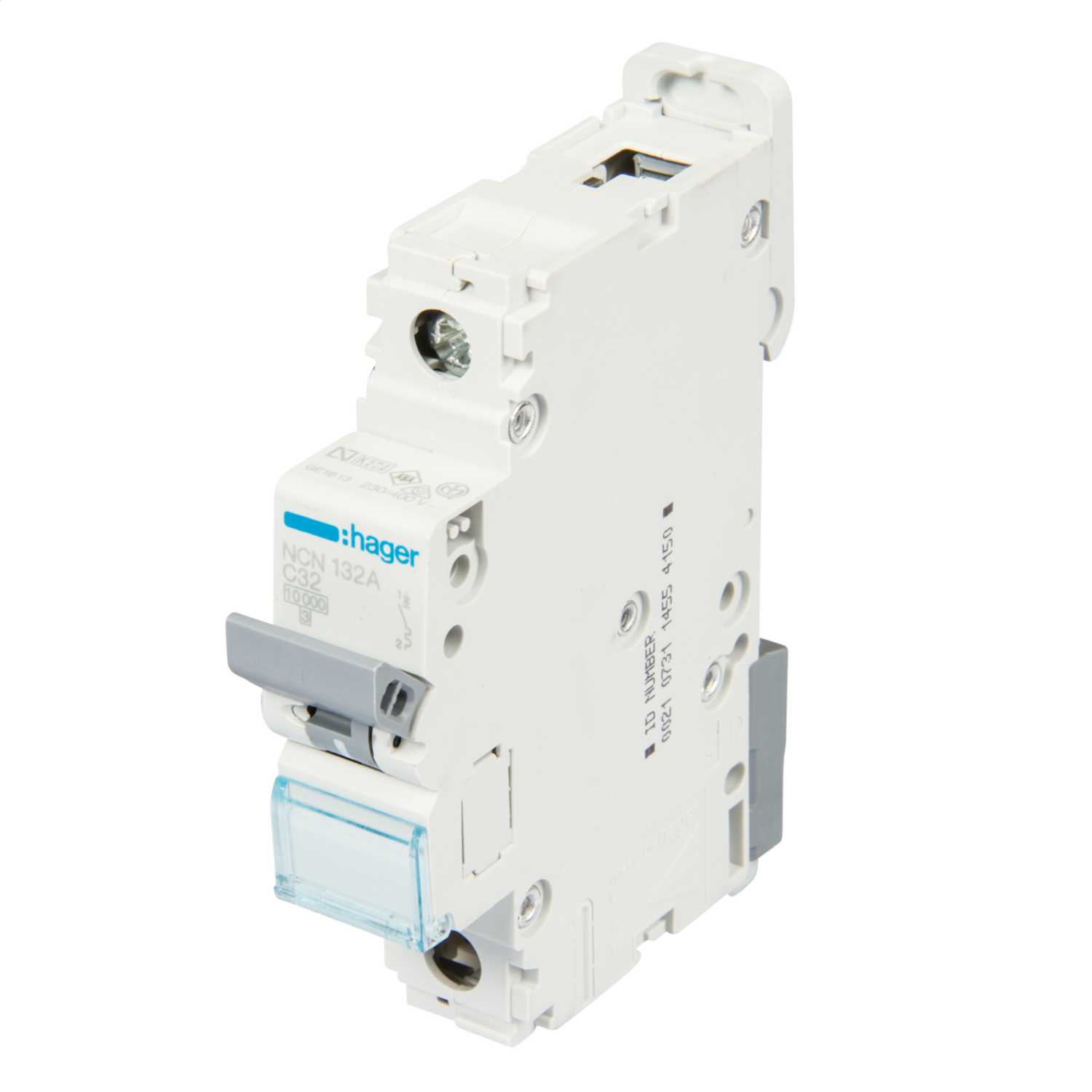 Hager 32A Single Pole 10kA C Curve MCB (NCN132A) | CEF