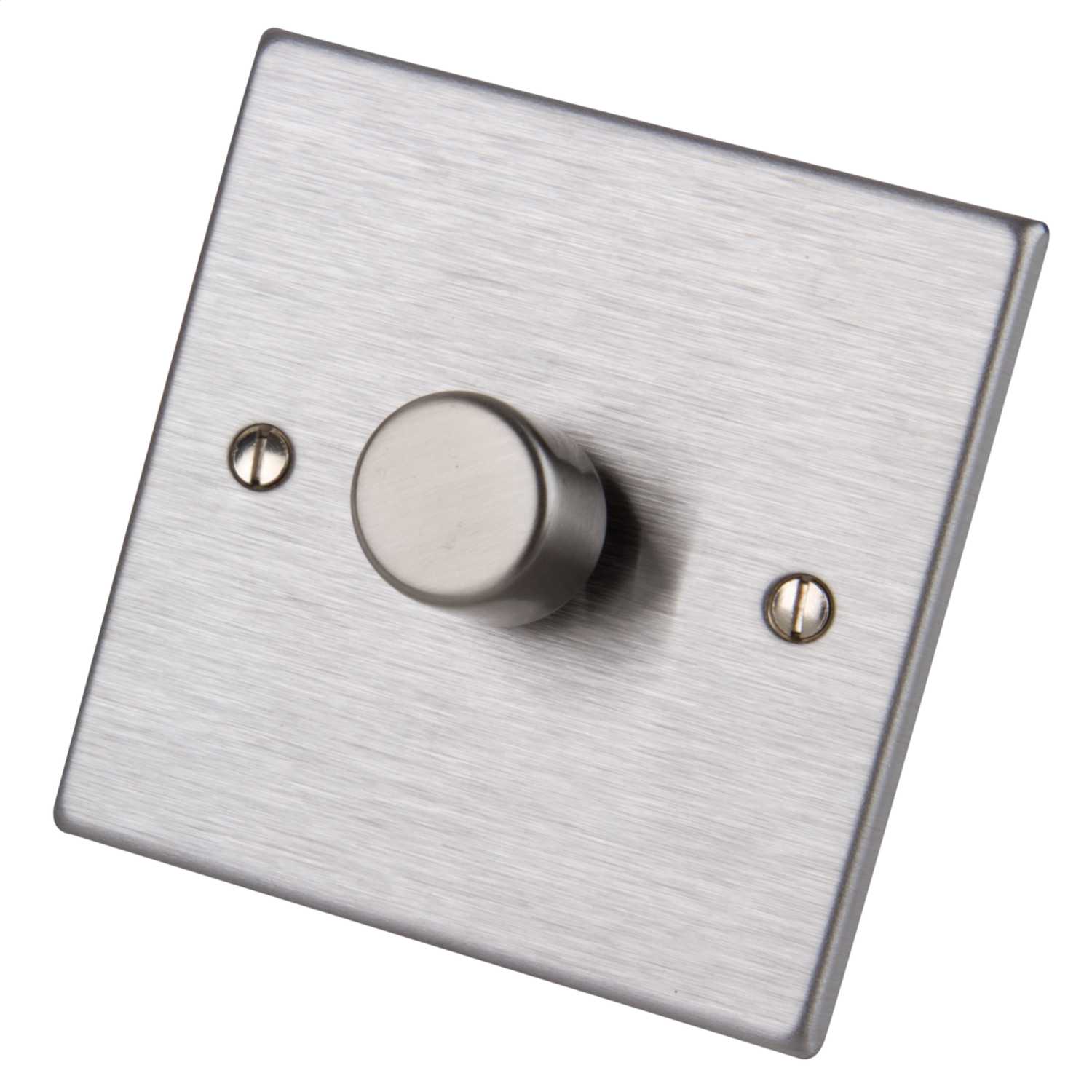 Hamilton 400W 1 Gang 2 Way Dimmer Satin Steel (741X40) | CEF