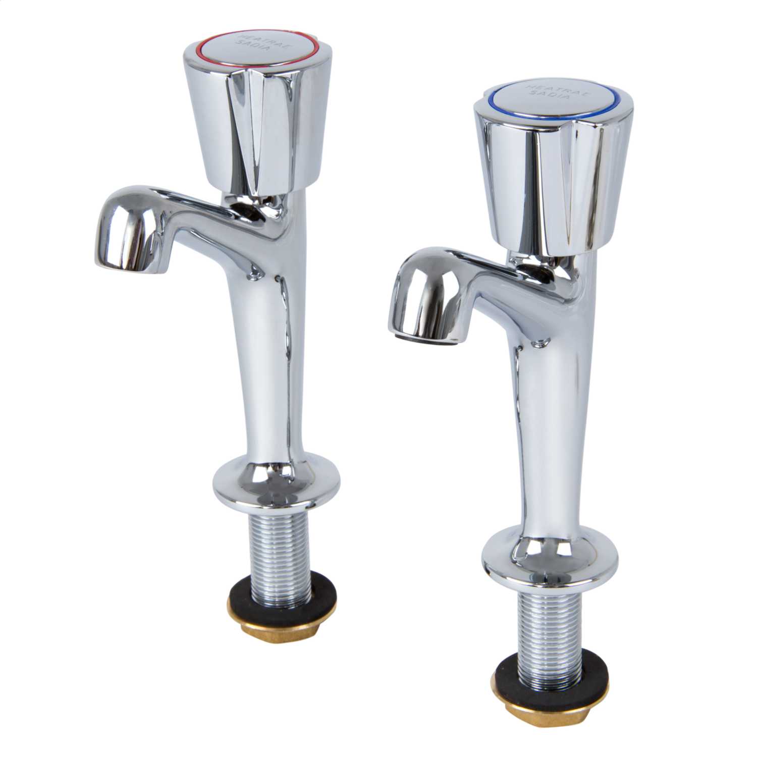 Heatrae Pack R Hot and Cold Pillar Taps (95970516) | CEF