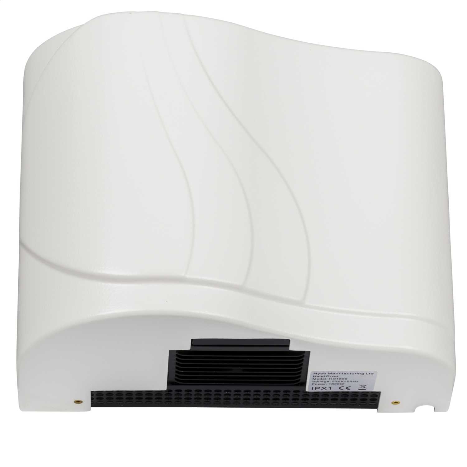 Hyco 1.6kW Cyclone Automatic Hand Dryer White (HD1600) | CEF