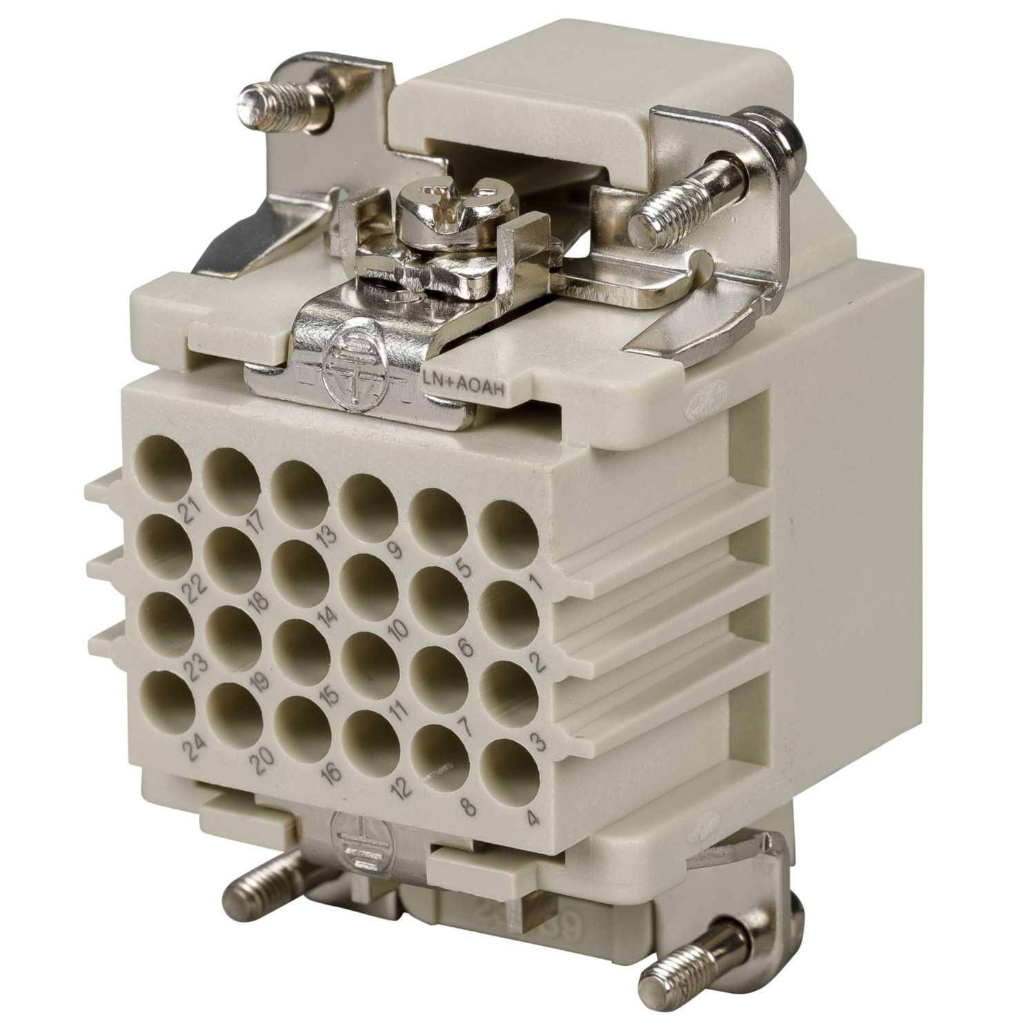 Ilme 10A 24 Pole + E Male Insert for Crimp Connections (CDDM24) | CEF