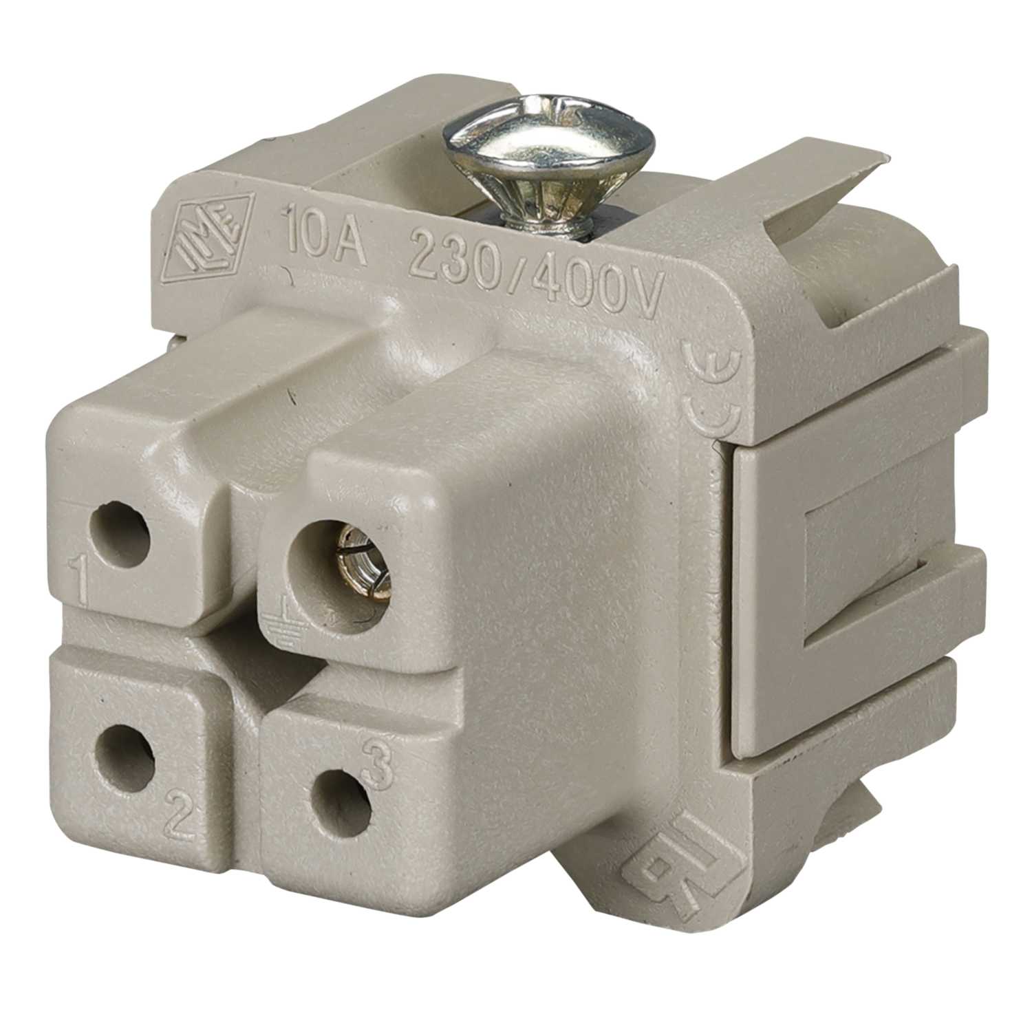 Ilme 10A 3 Pole + E Female Insert Screw Terminal Connection (CKF03) | CEF