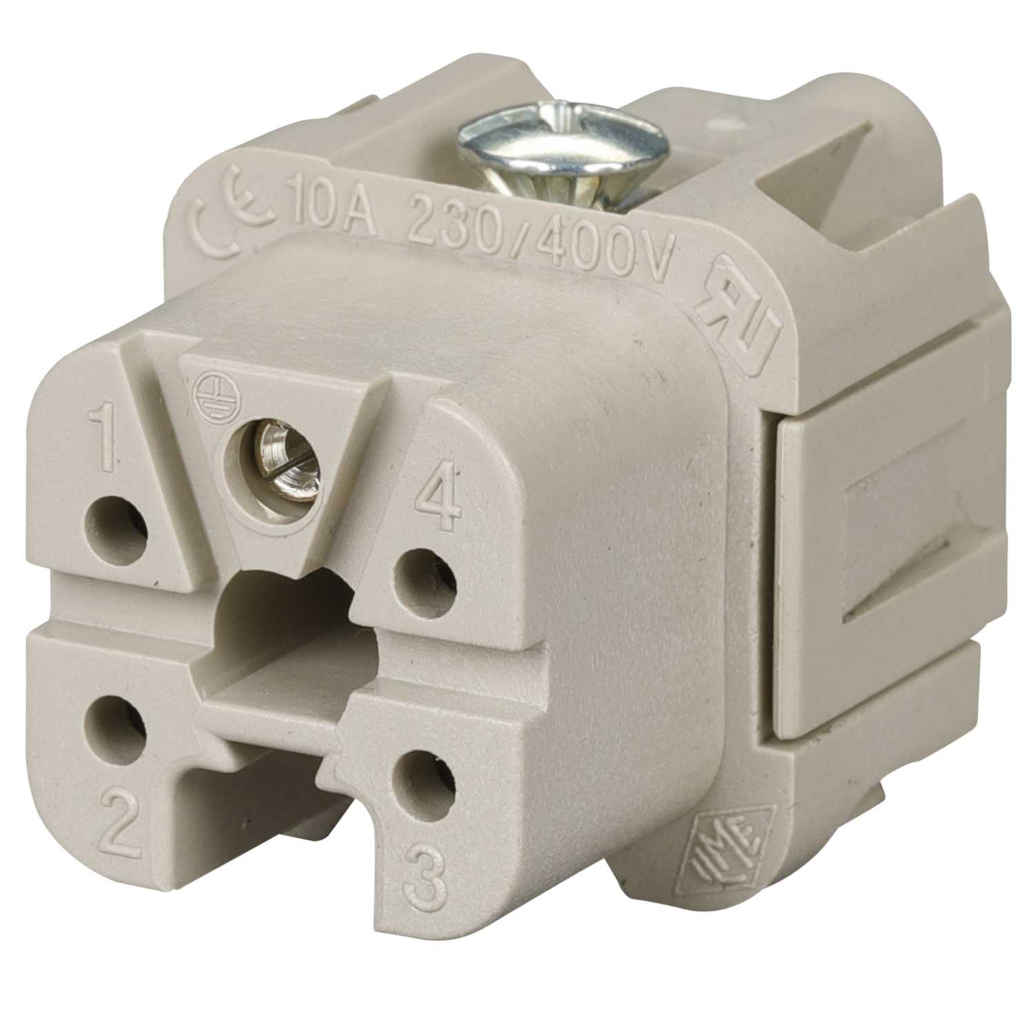 Ilme 10A 4 Pole + E Female Insert Screw Terminal Connection (CKF04) | CEF