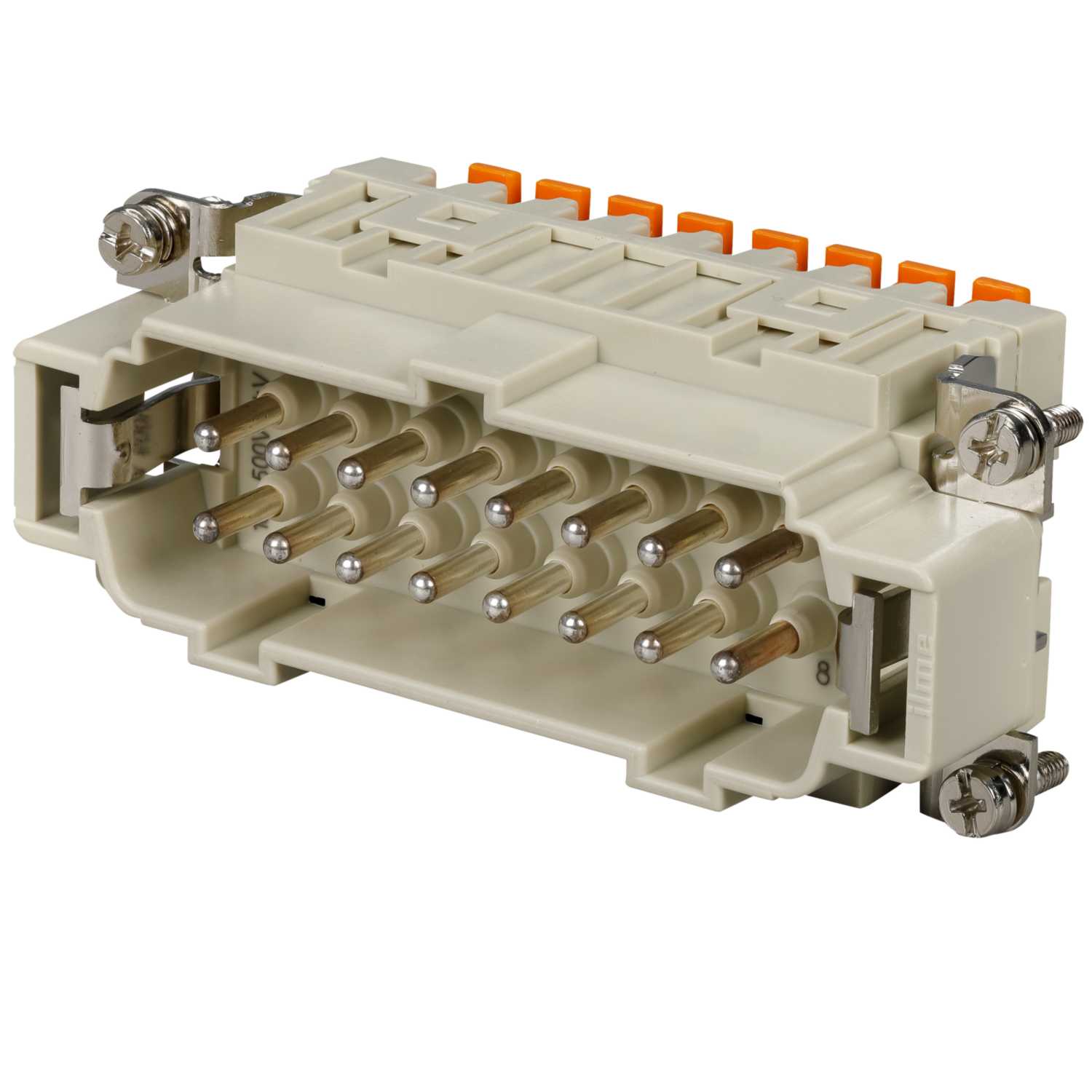 Ilme 16A 16 Pole + E Male Insert Spring Terminal Connections (CSHM16) | CEF