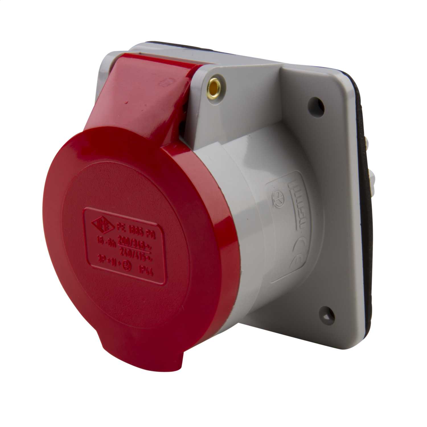 Ilme 16A 3P+N+E 415V Panel Mounted Socket IP44 (PE1665PQ) | CEF