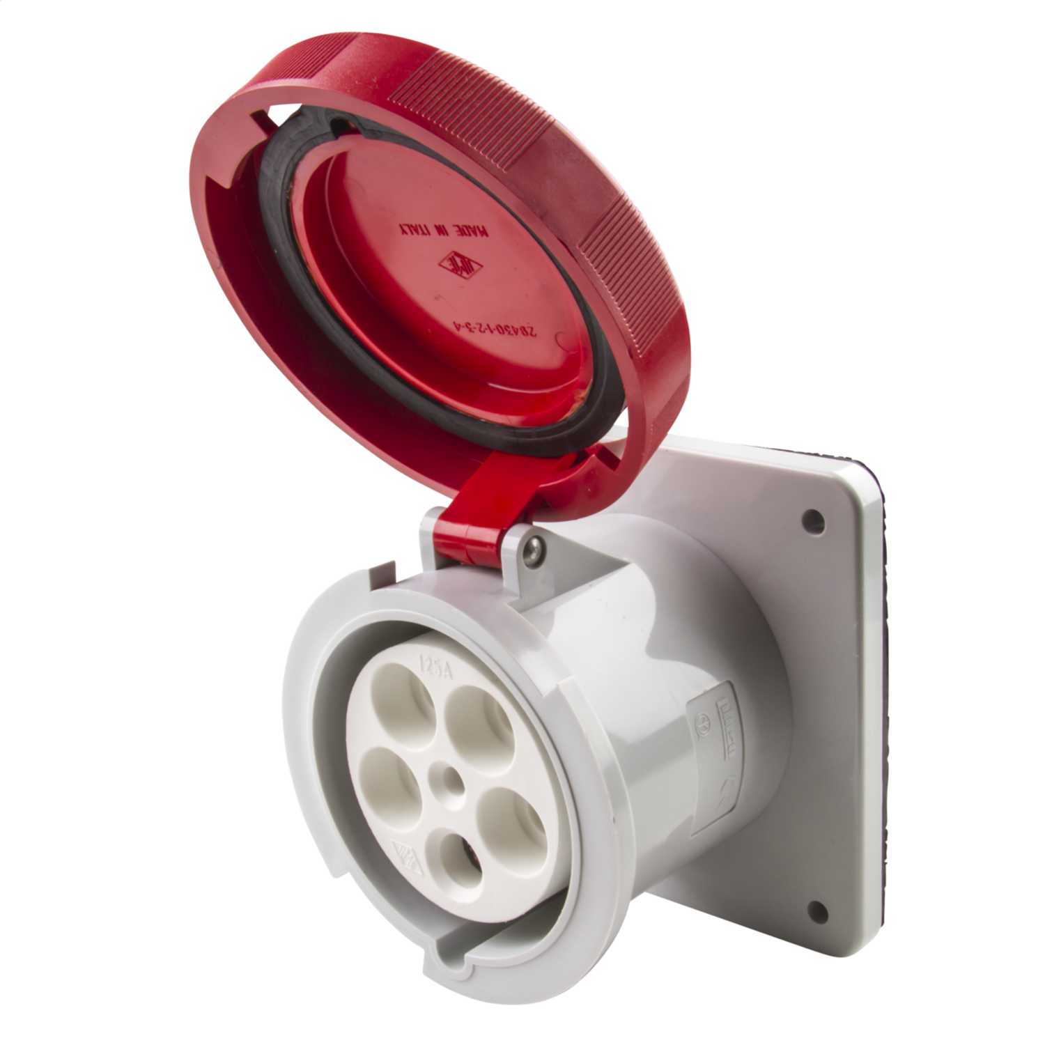 Ilme 125A 3P+N+E 415V Panel Mounted Socket IP67 (PEW12565PQ) | CEF