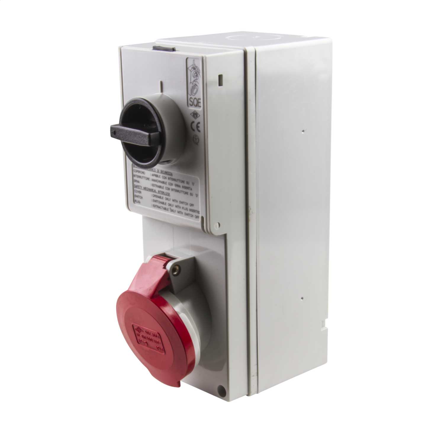 Ilme 16A 3P+E 415V Interlocked Switched Socket IP44 (SQE1664C) | CEF