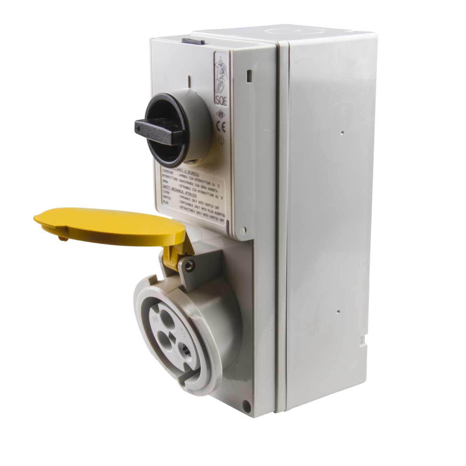 Ilme 32A 2P+E 110V Interlocked Socket IP44 (SQE3243C) | CEF