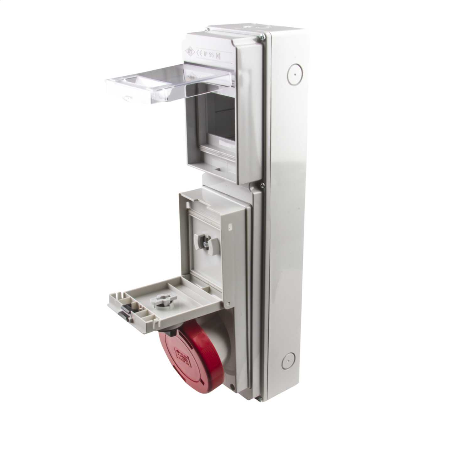 Ilme 32A 3P+N+E 415V Interlocked Switched Socket Front IP44 (SQE3265) | CEF