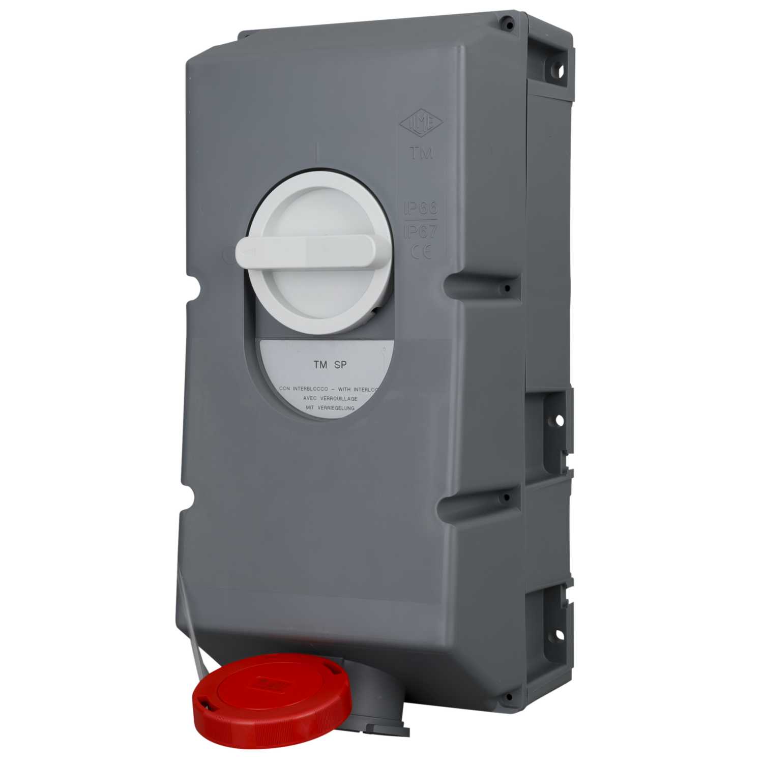 Ilme 125A 3P+E 415V Interlocked Switched Socket IP67 (TM12564SP) | CEF