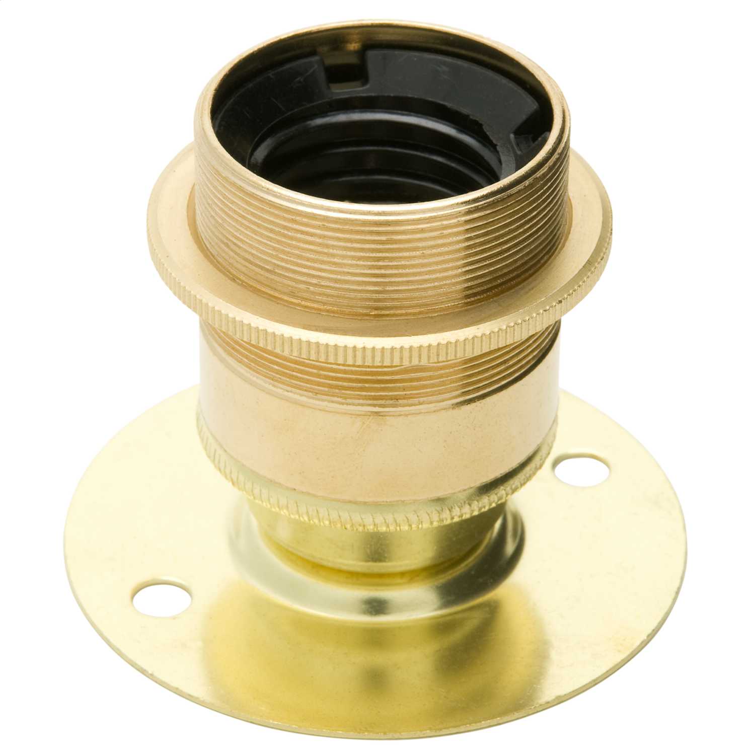 Jeani Edison Screw ES E27 Batten Type Shaded L/Holder Brass (Sold in 1 ...