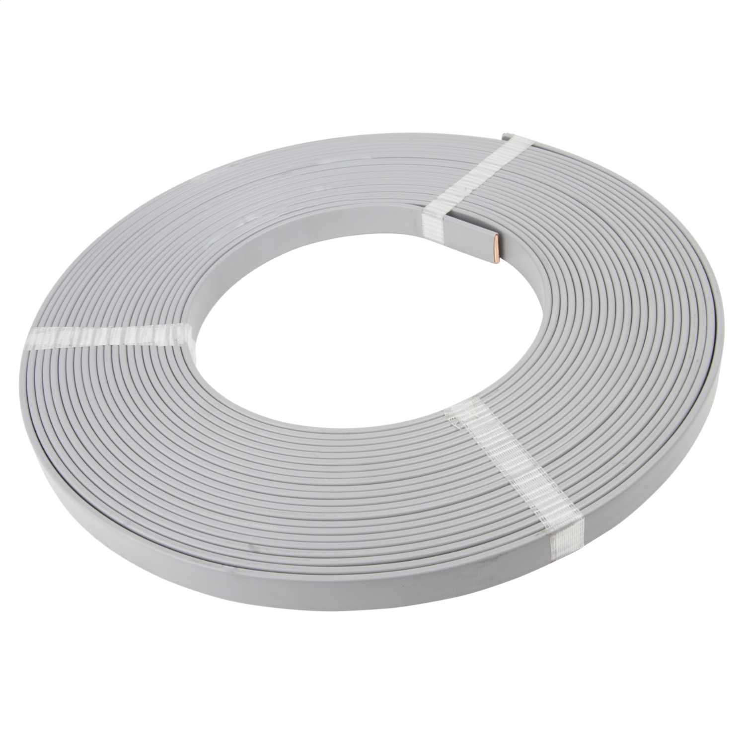 Kingsmill Industries 25mm x 3mm PVC Covered Copper Tape Grey (25m Coil ...