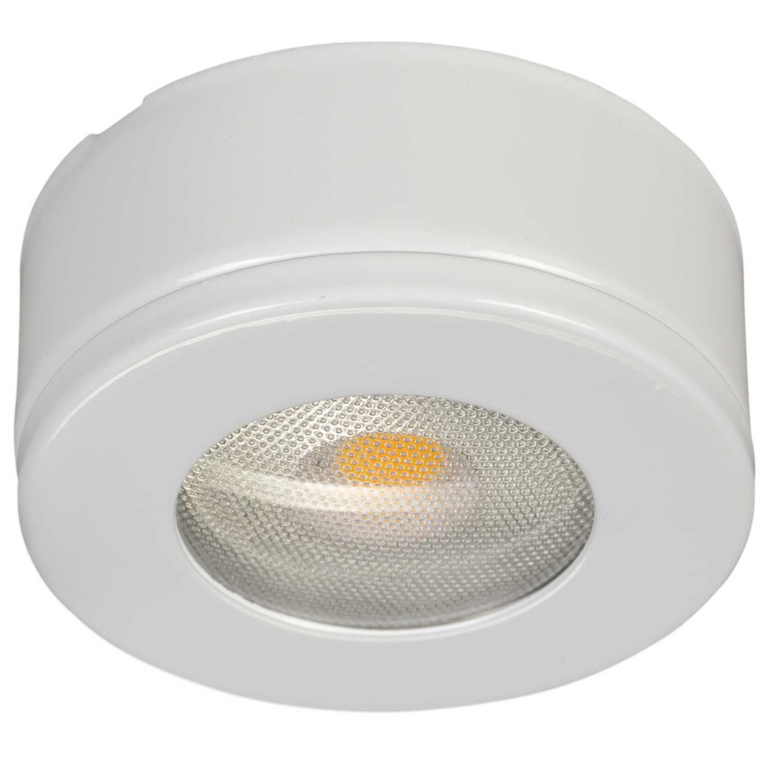 Robus 2.5W LED Recessed or Surface Cabinet Light White 3000K (RCD2P530 ...