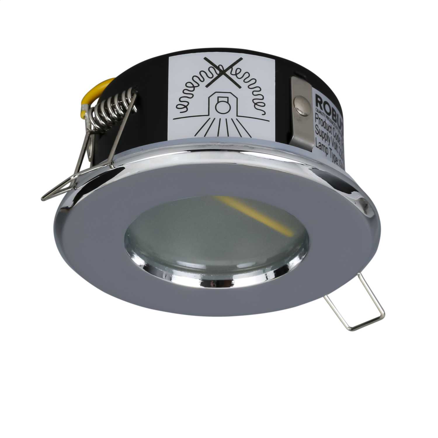 Robus 50W GU10 Shower Downlight Chrome (RS10165GZ-03) | CEF
