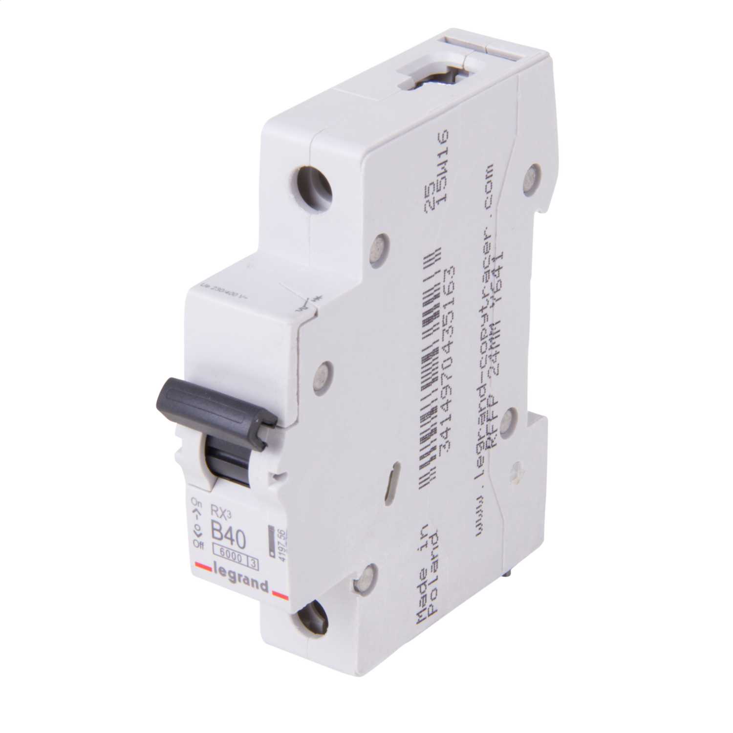 Legrand 40A Single Pole 6kA B Curve MCB (419756) | CEF