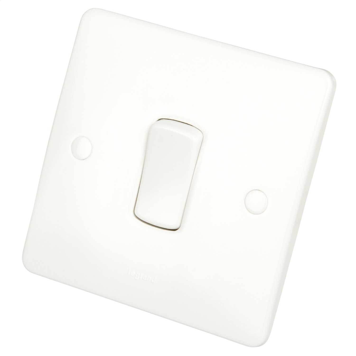 Legrand 10A 1 Gang Intermediate Switch White (730005) | CEF