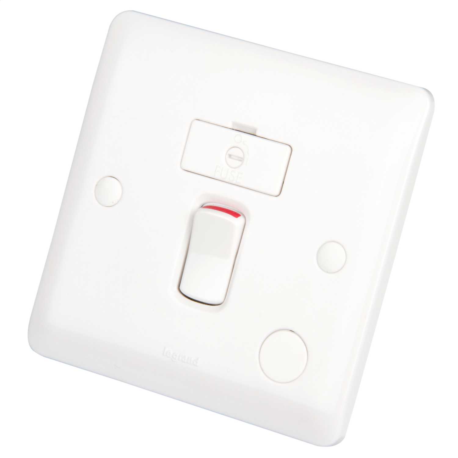 Legrand 13A DP Switched Fused Spur with Flex Outlet White (730036) | CEF