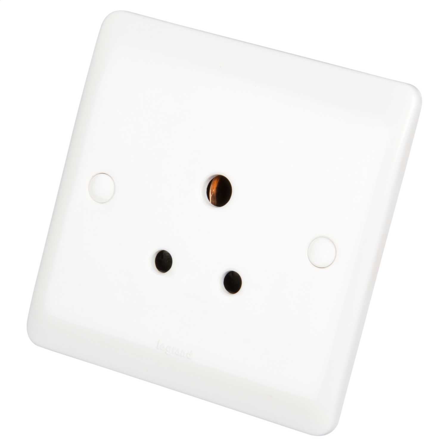 Legrand 5A 1 Gang Unswitched Socket White (730068) | CEF