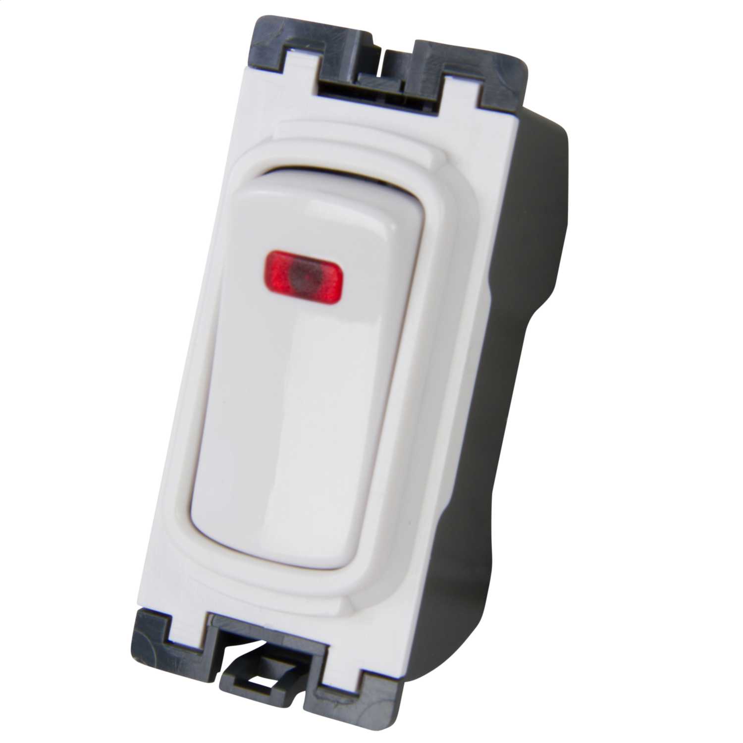 Legrand 20A Double Pole Grid Switch with Red LED (735421) | CEF