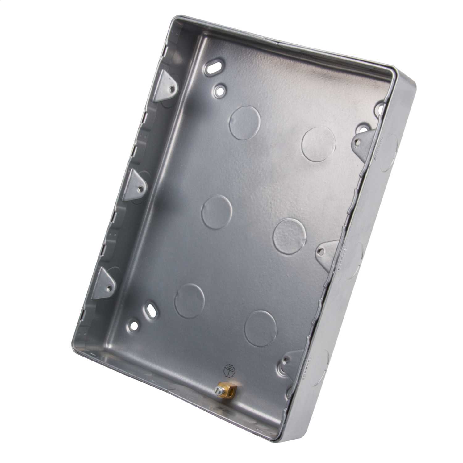 Legrand 9 and 12 Gang Surface Mounting Metal Back Box with Knockouts ...