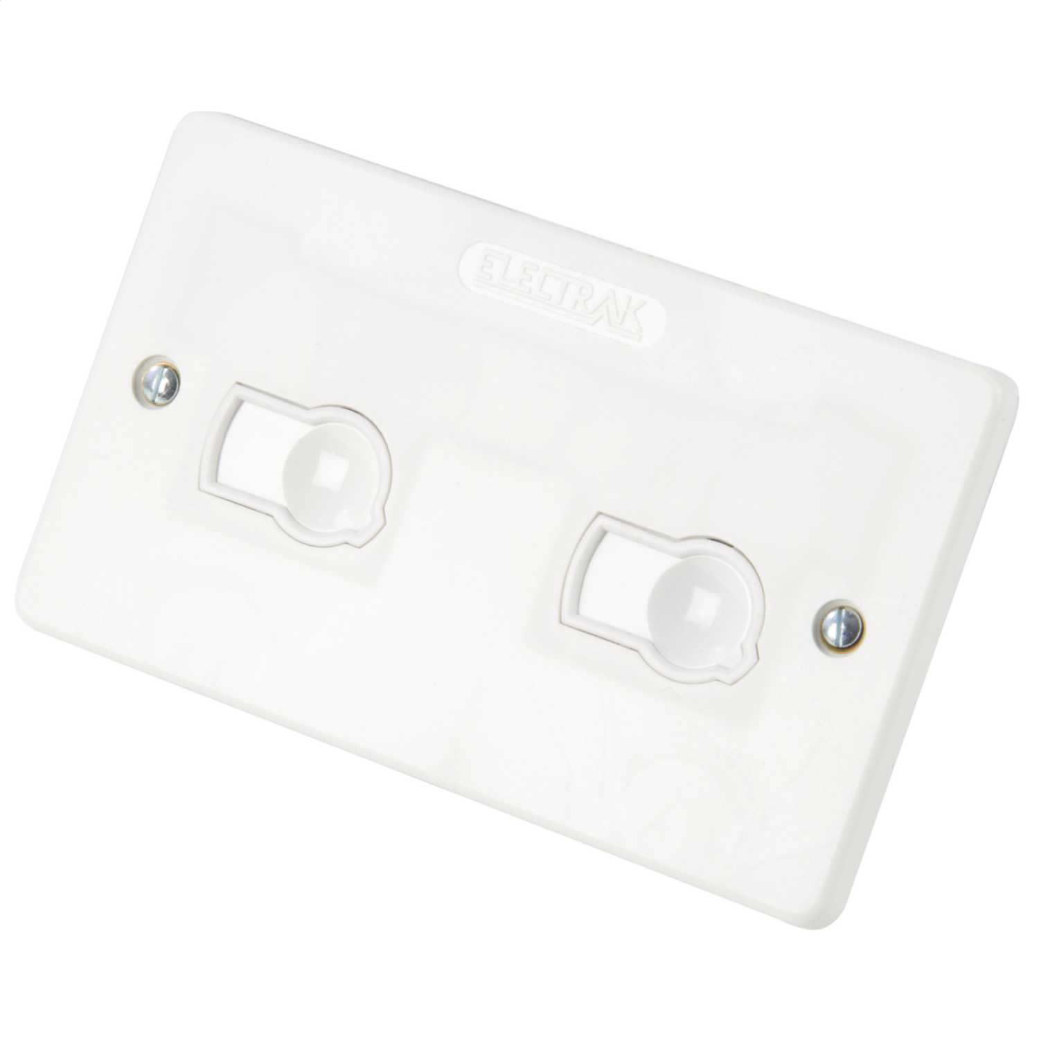 Legrand Electrak 13A 2 Gang Unswitched Socket White (AZ0010) | CEF