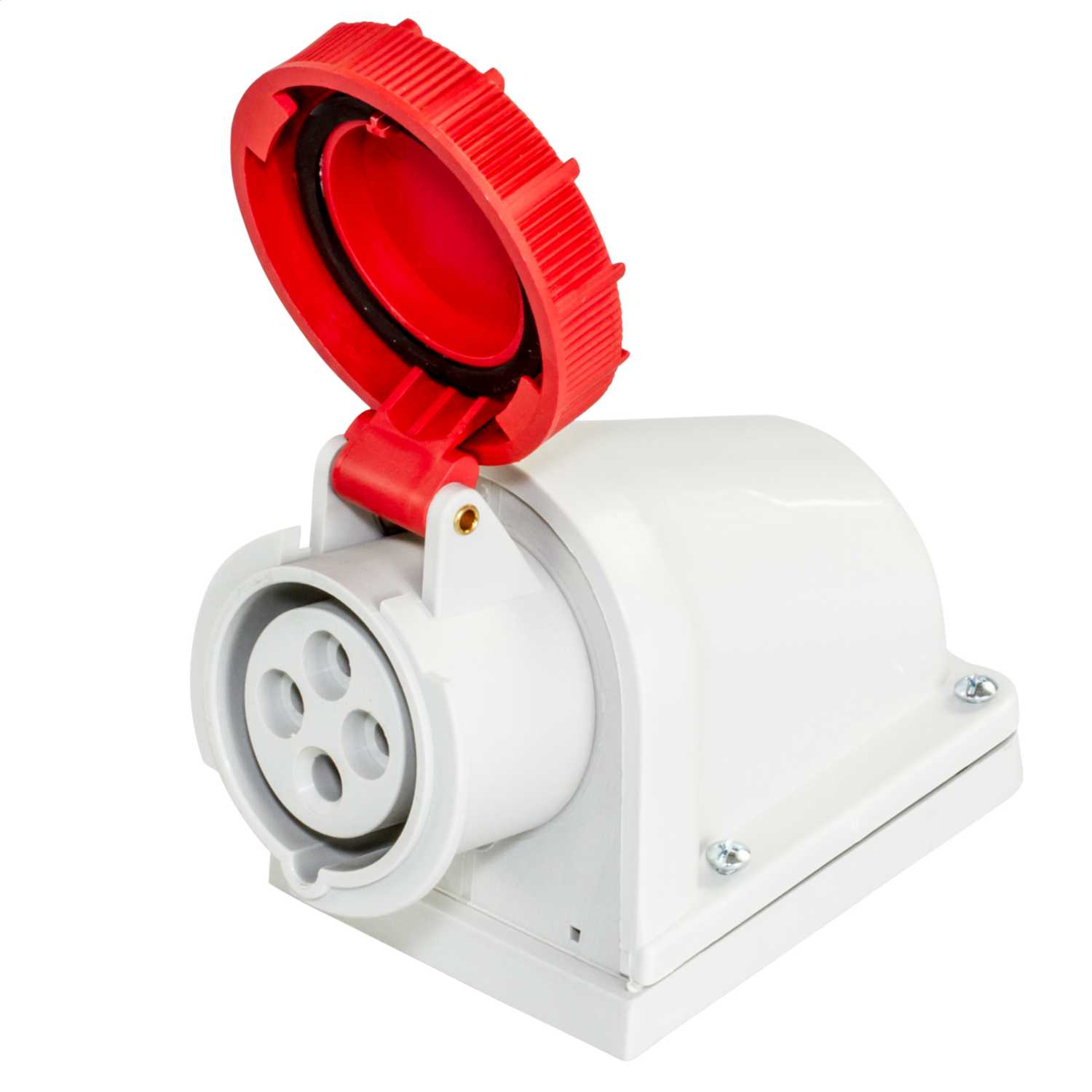 Lewden 16A 3P+E 400V Wall Mounted Socket IP67 (509136) | CEF