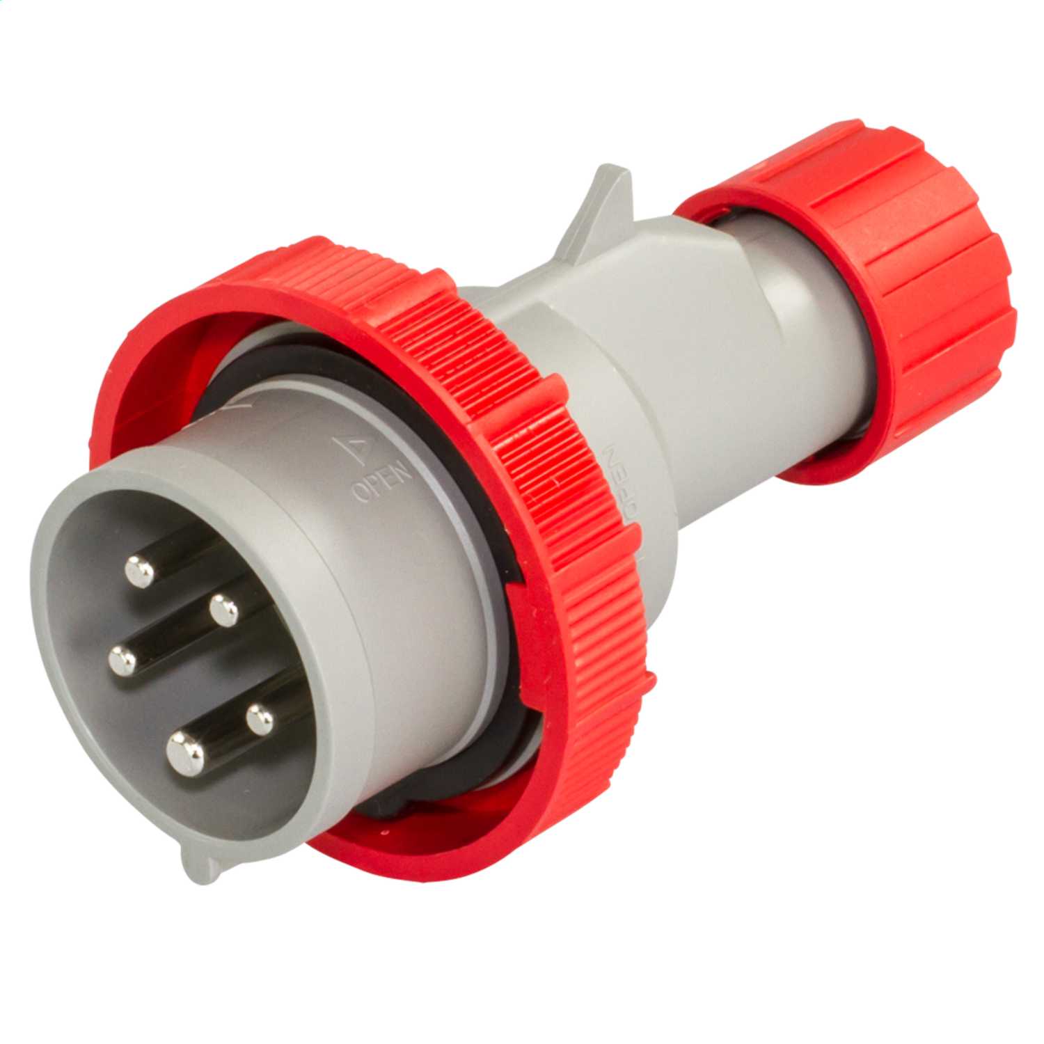 Lewden 16A 3P+N+E 400V Straight Plug IP67 (710146) | CEF