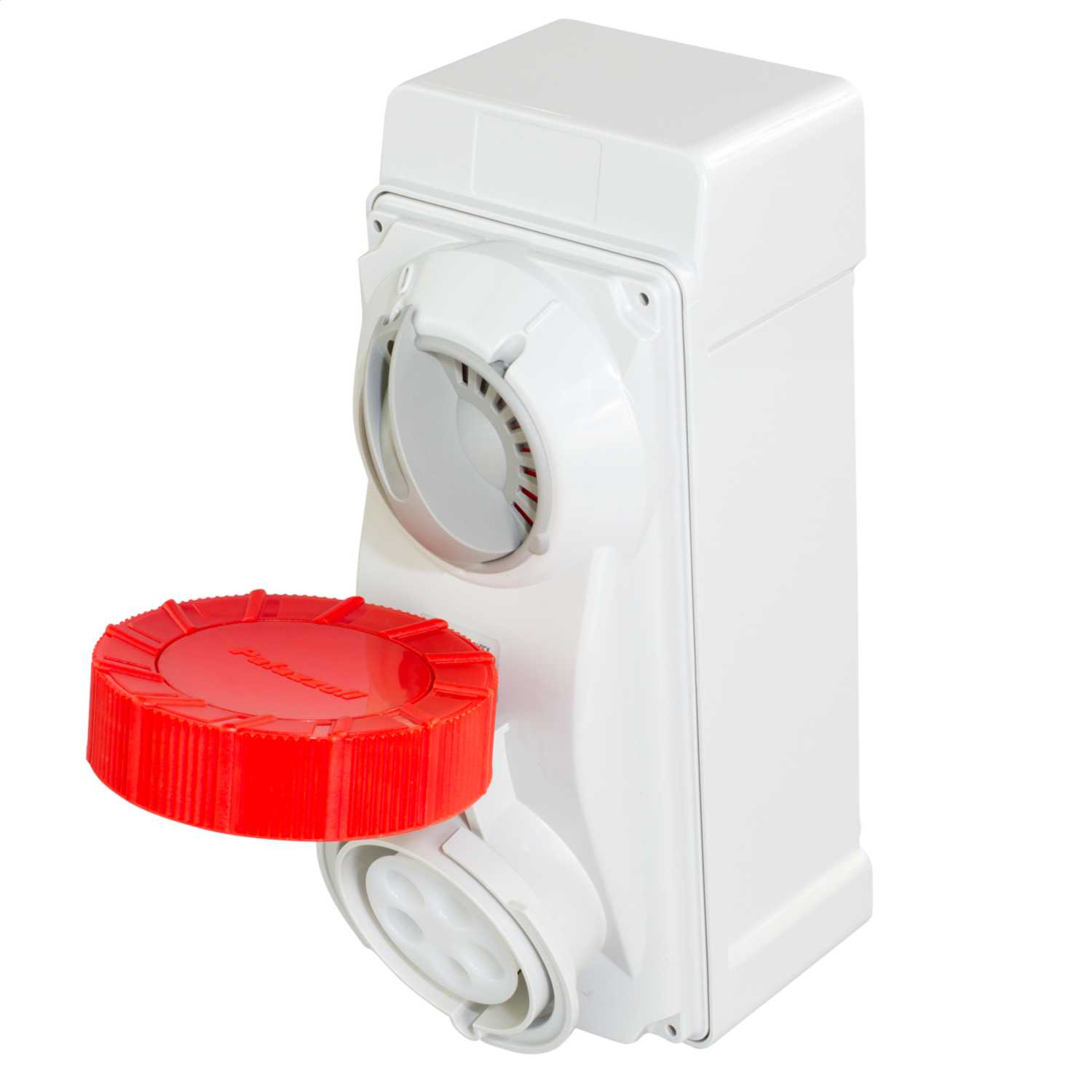 Lewden 32A 3P+N+E 400V Interlocked Switched Socket IP67 (PM32/3408NFPB ...