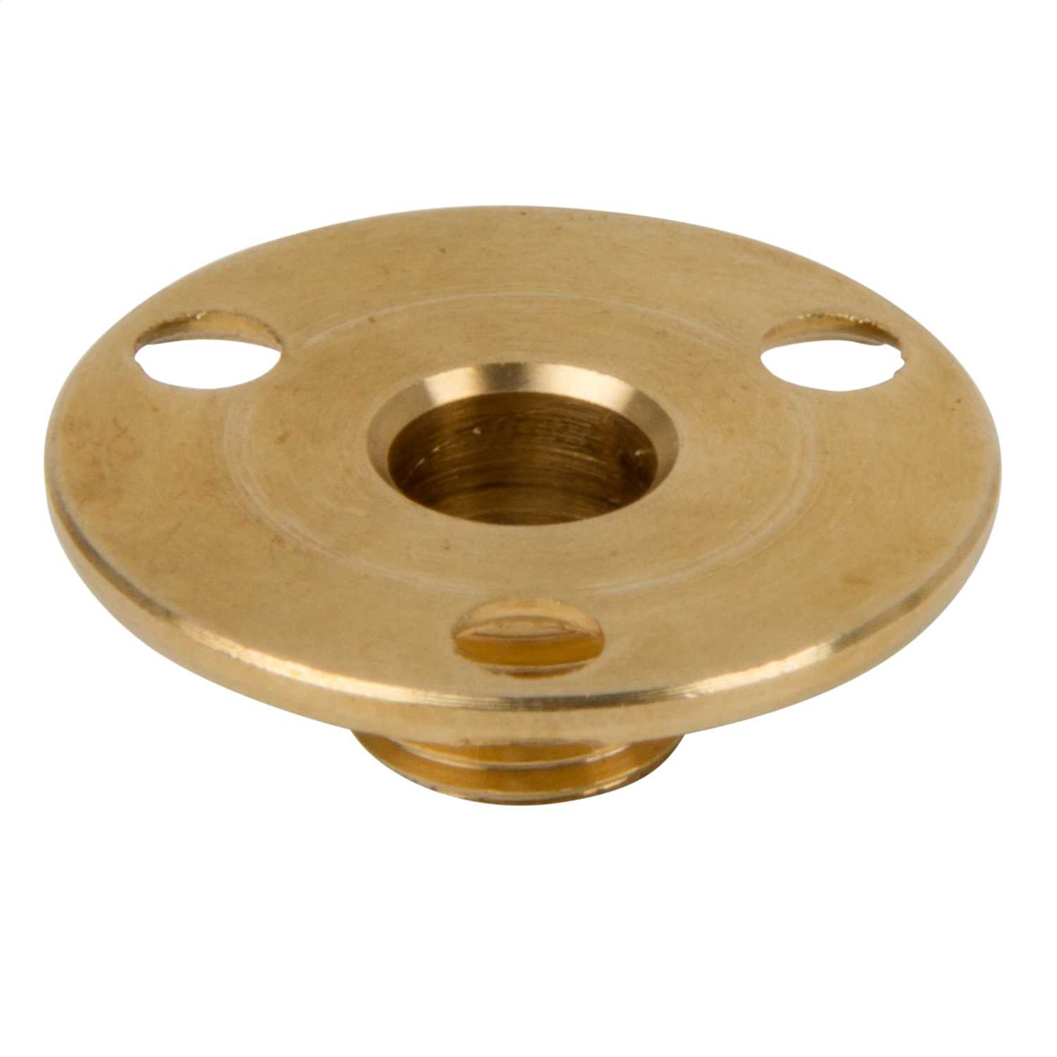 S Lilley M10 Mx1 Hole Fix Brass Back Plate (Sold in 1's) (7048) | CEF