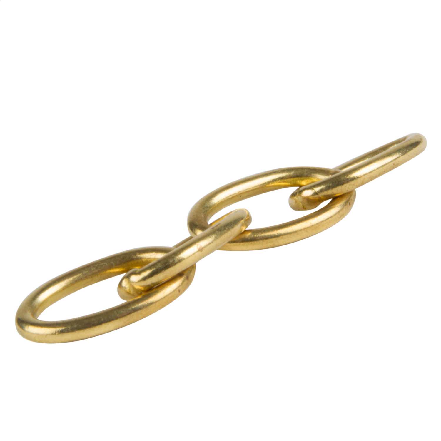 S Lilley 1” Long Link Solid Brass Brazed Oval Link Chain (Box of 10m ...