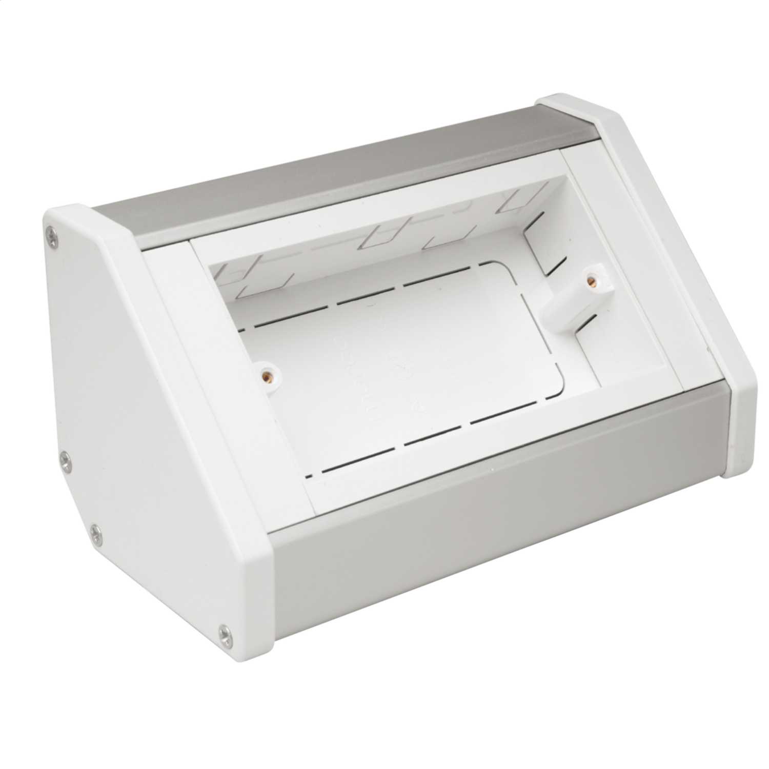 Marco 2 Gang Bench Trunking Unit Aluminium (Sold in 1's) (MTBU2) | CEF